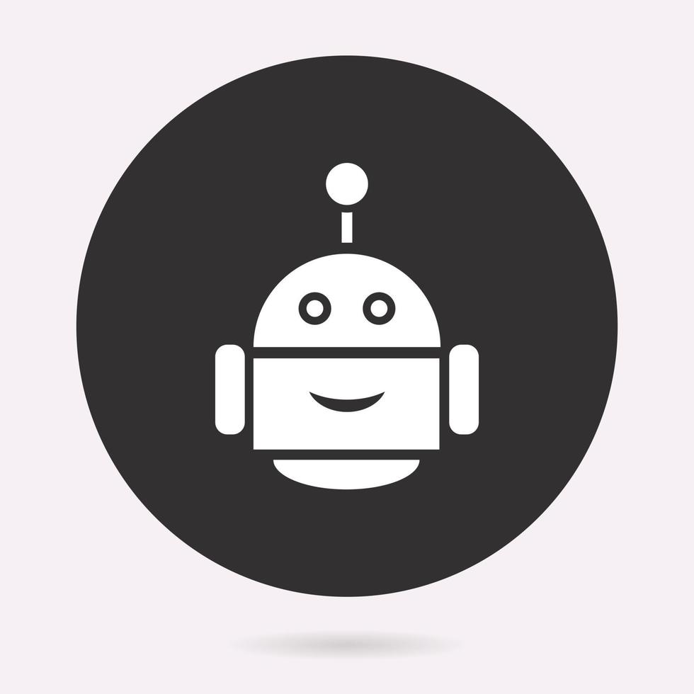 Robot - vector icon. Illustration isolated. Simple pictogram. 12990974 ...