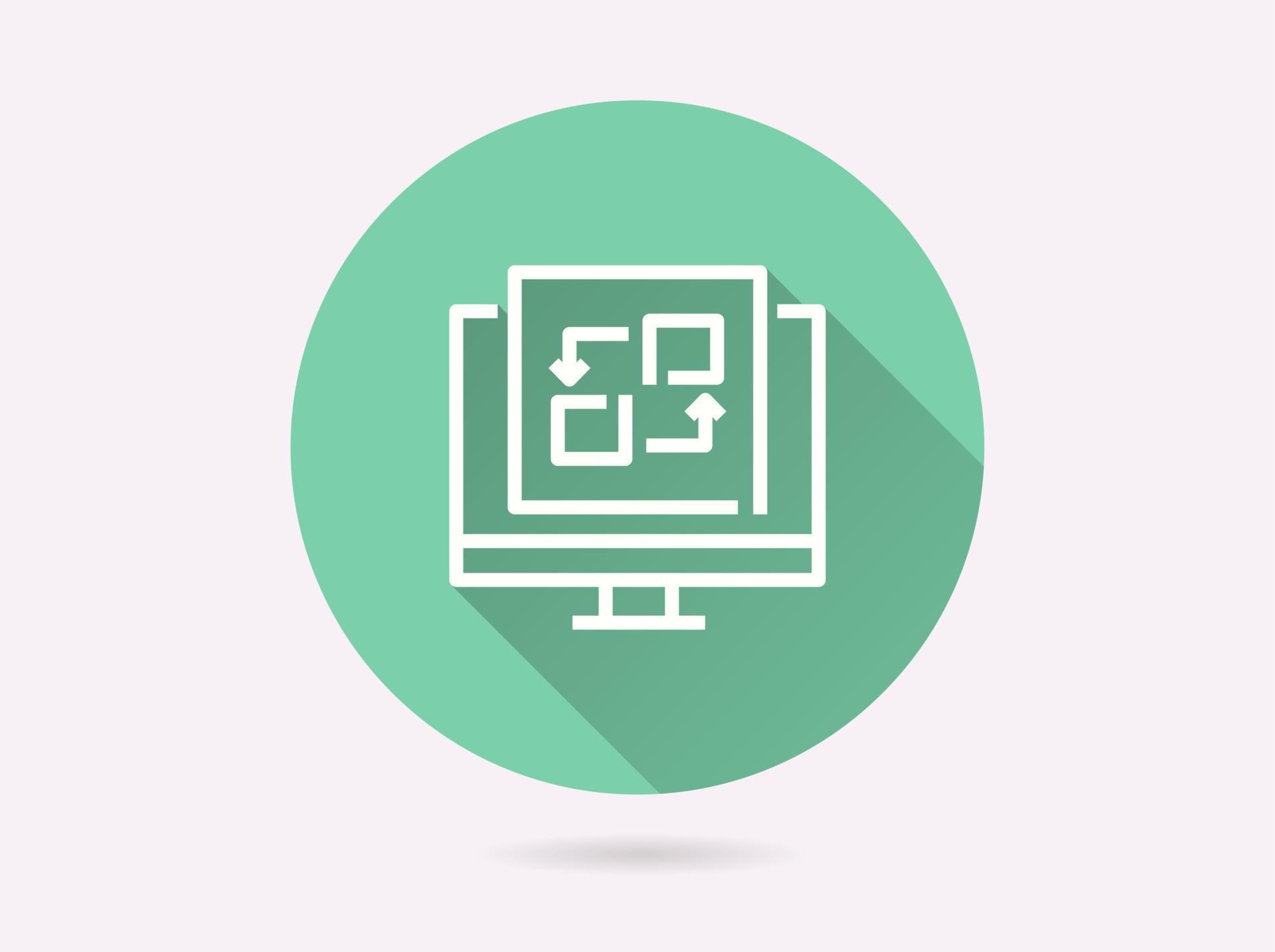 Application development icon for graphic and web design. 12991032 ...