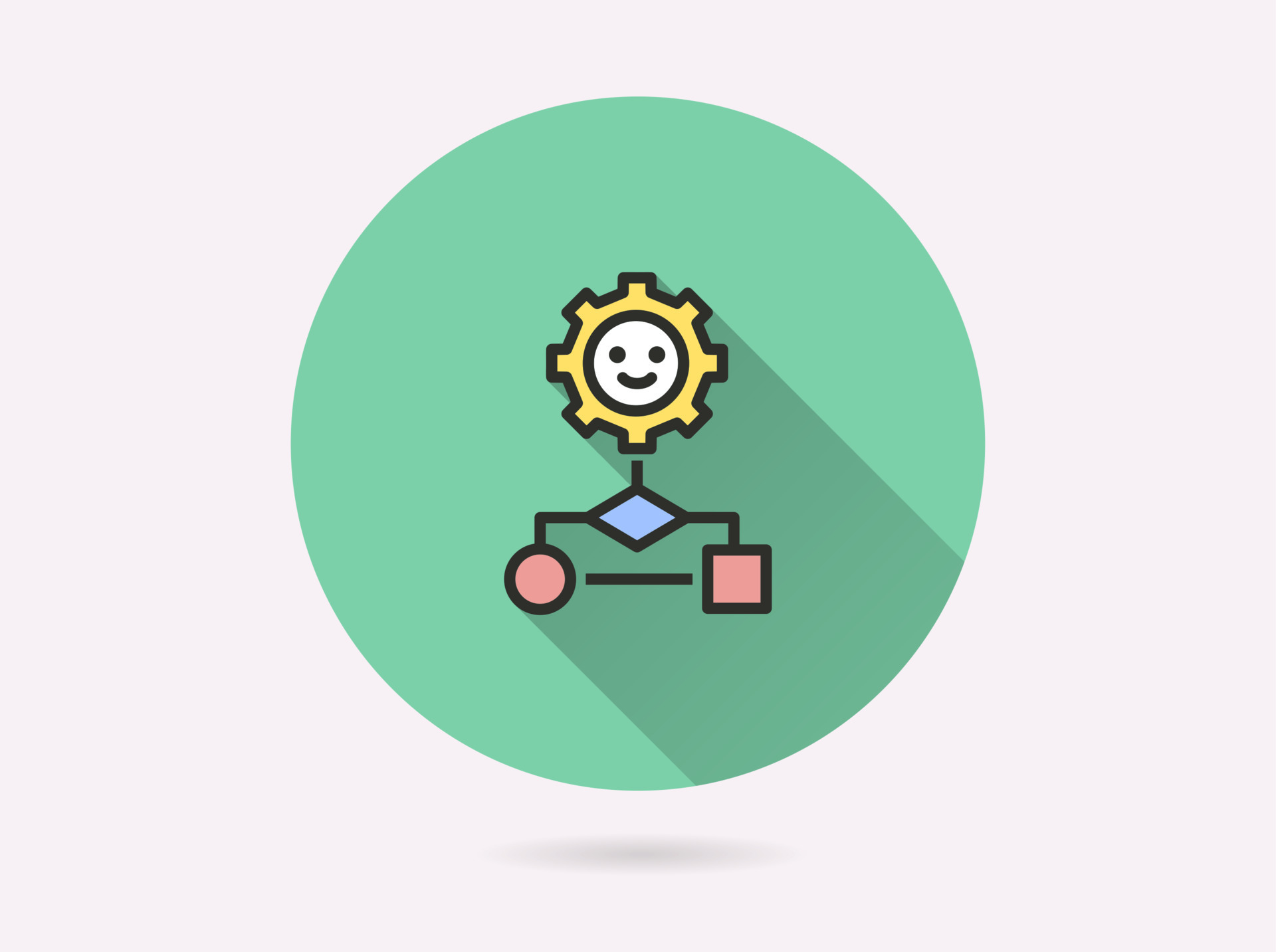 Algorithm icon for graphic and web design. 12991041 Vector Art at Vecteezy