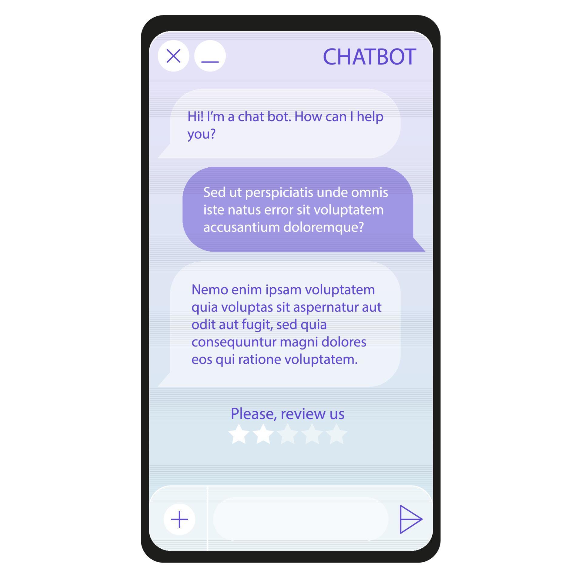 User Interface Of Chatbot Window User Interface Of Application With