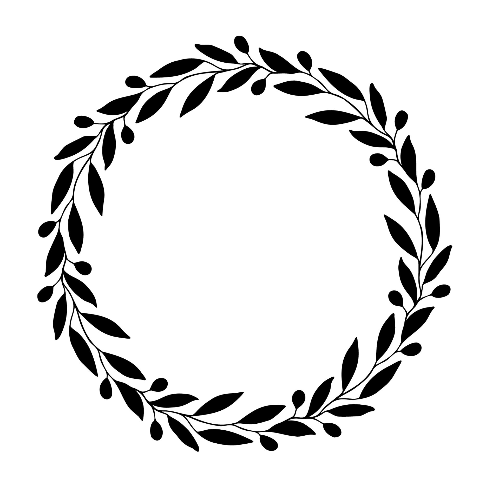 Olive branch wreath circle frame 12992616 Vector Art at Vecteezy Olive branch wreath circle frame 12992616 Vector Art at Vecteezy