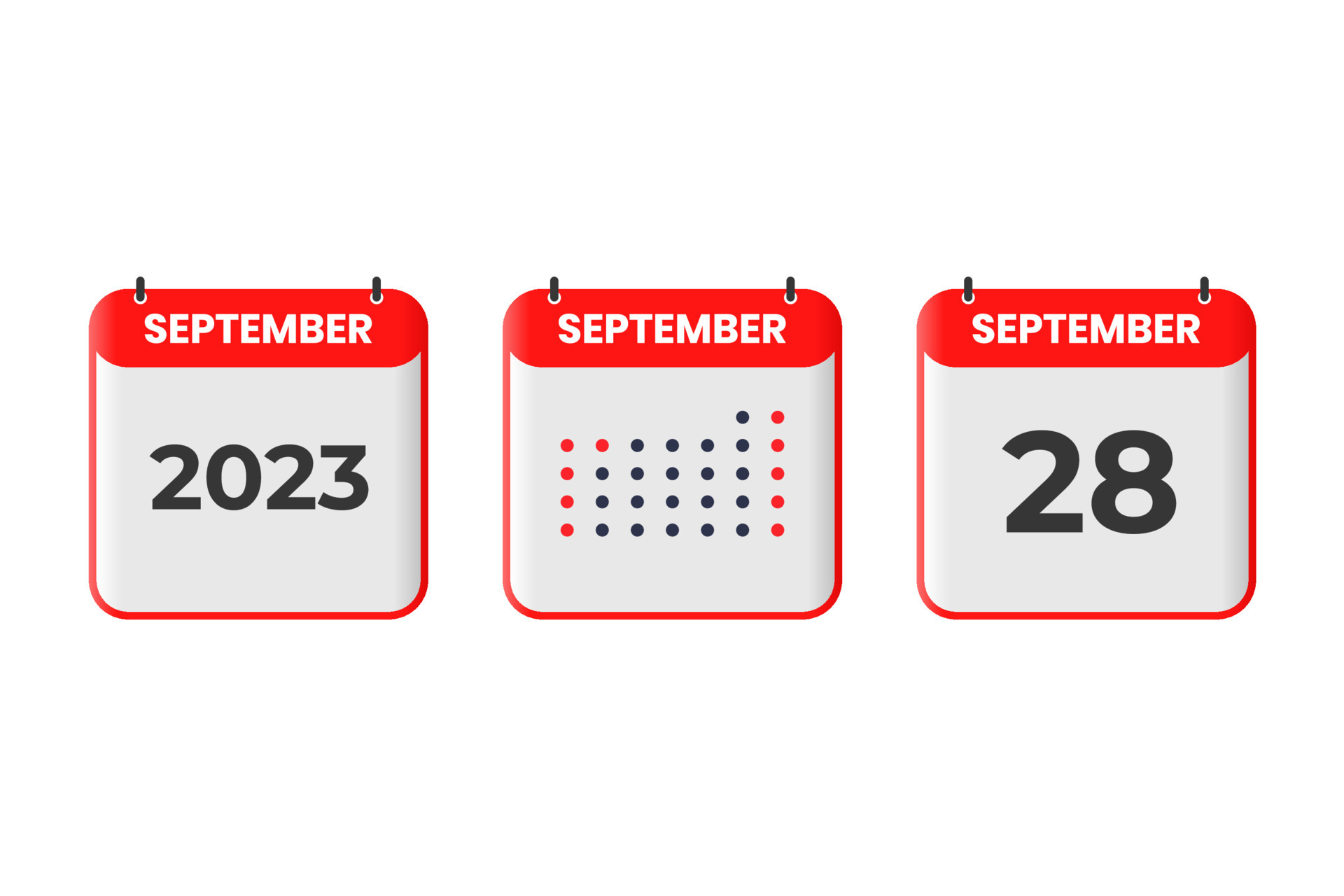 September 28 calendar design icon. 2023 calendar schedule, appointment ... September 28 calendar design icon. 2023 calendar schedule, appointment ...