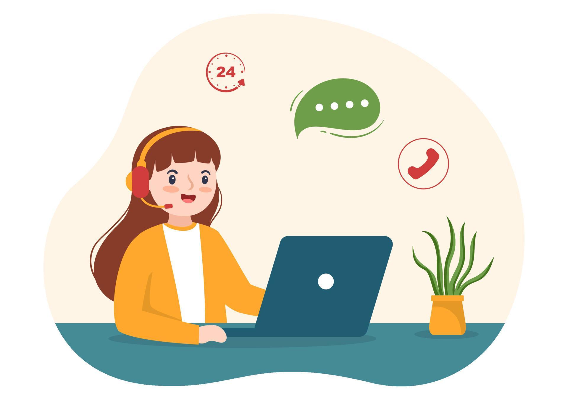 Call Center Agent of Customer Service or Hotline Operator with Headsets ... Call Center Agent of Customer Service or Hotline Operator with Headsets ...