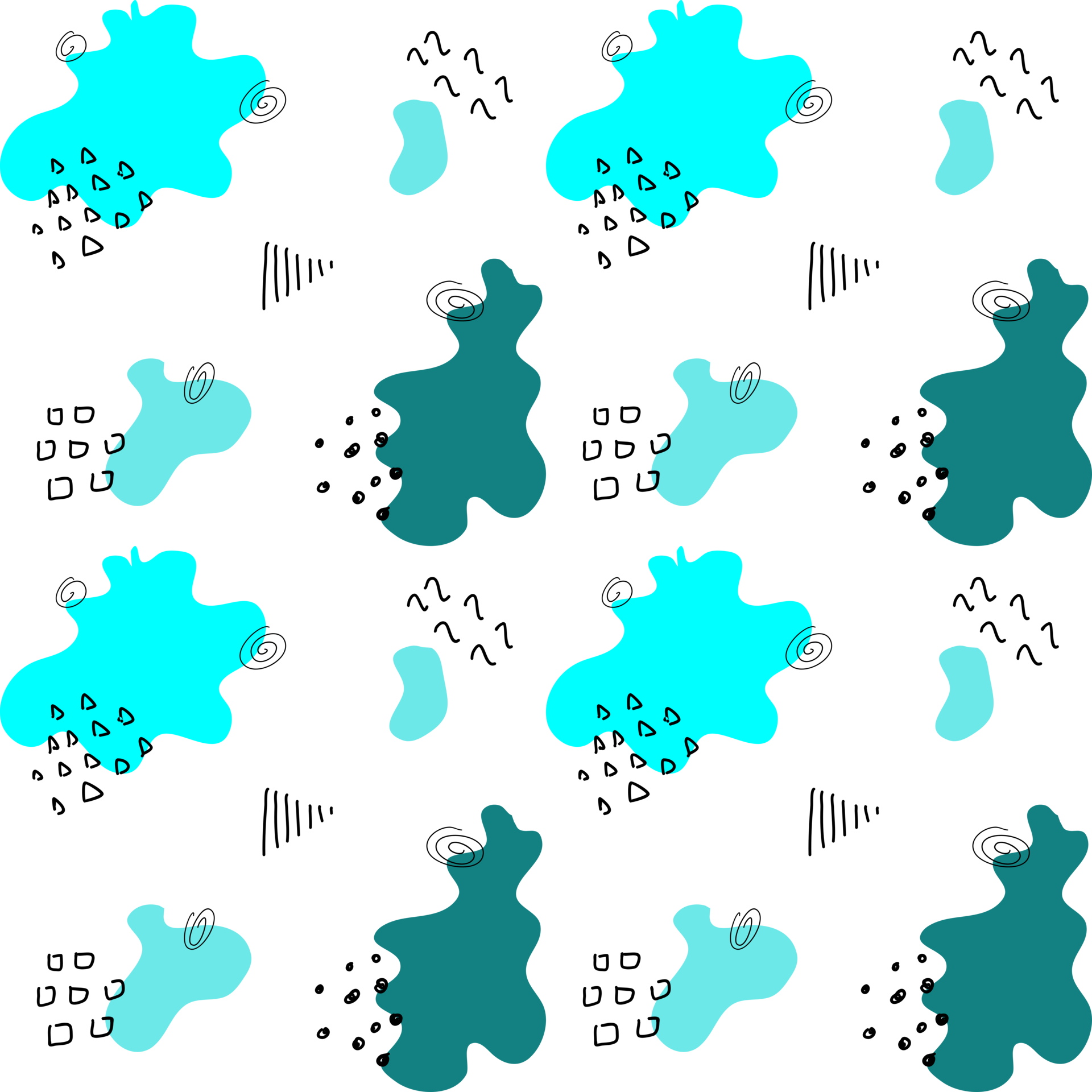 Seamless Pattern Memphis Abstract 12996041 Png