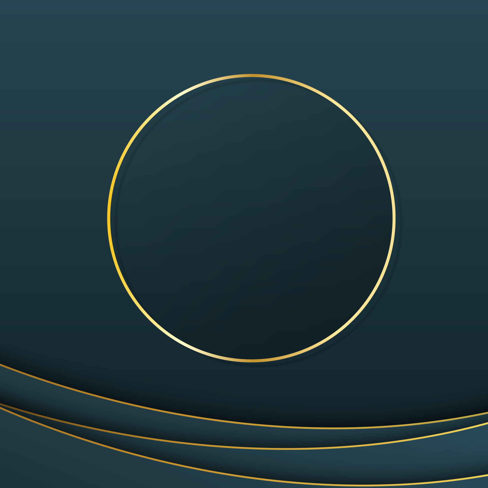 Abstract Luxury Background Dark Green Shade Background Circle Glass