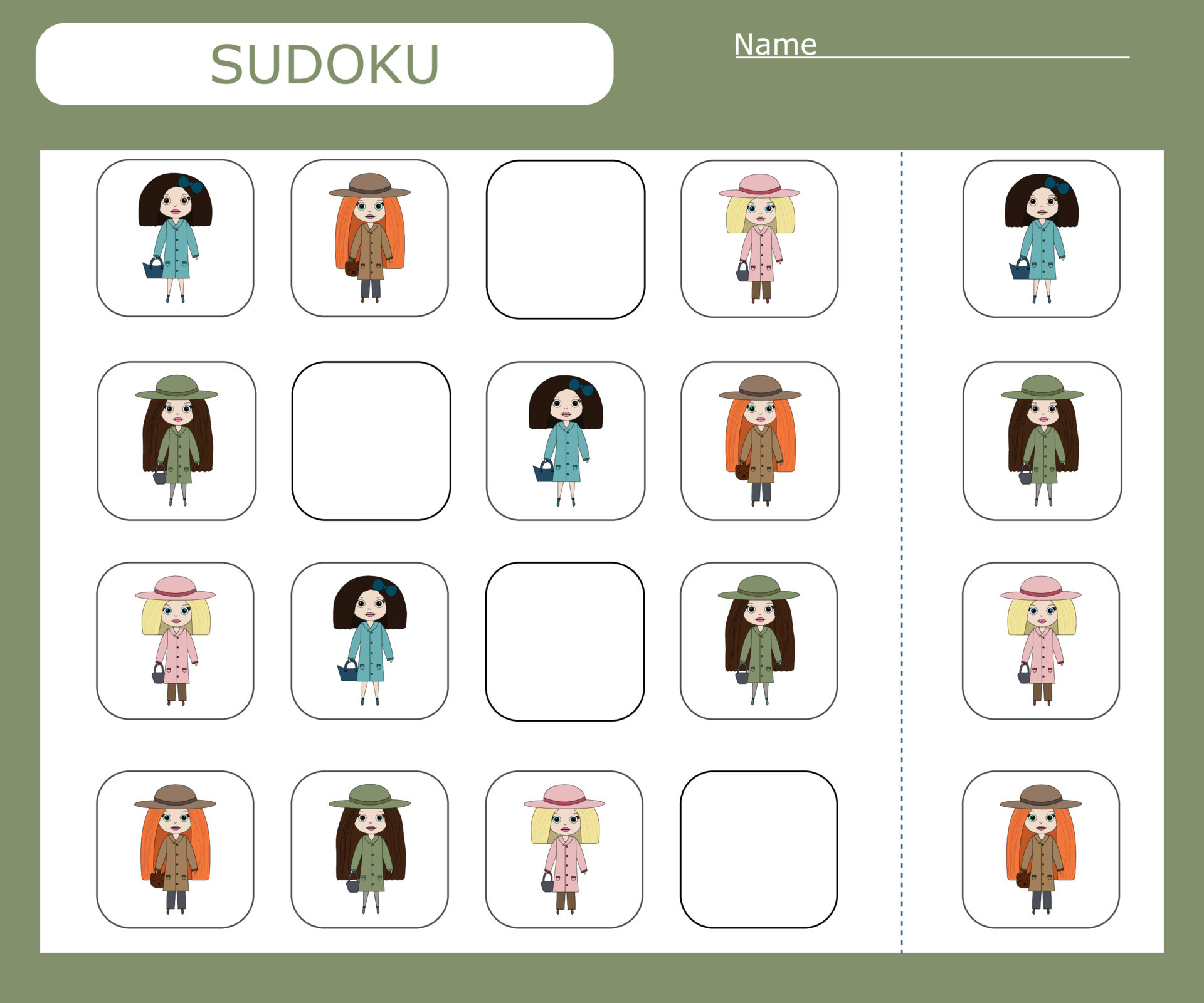 Logic game for children. 12997585 Vector Art at Vecteezy