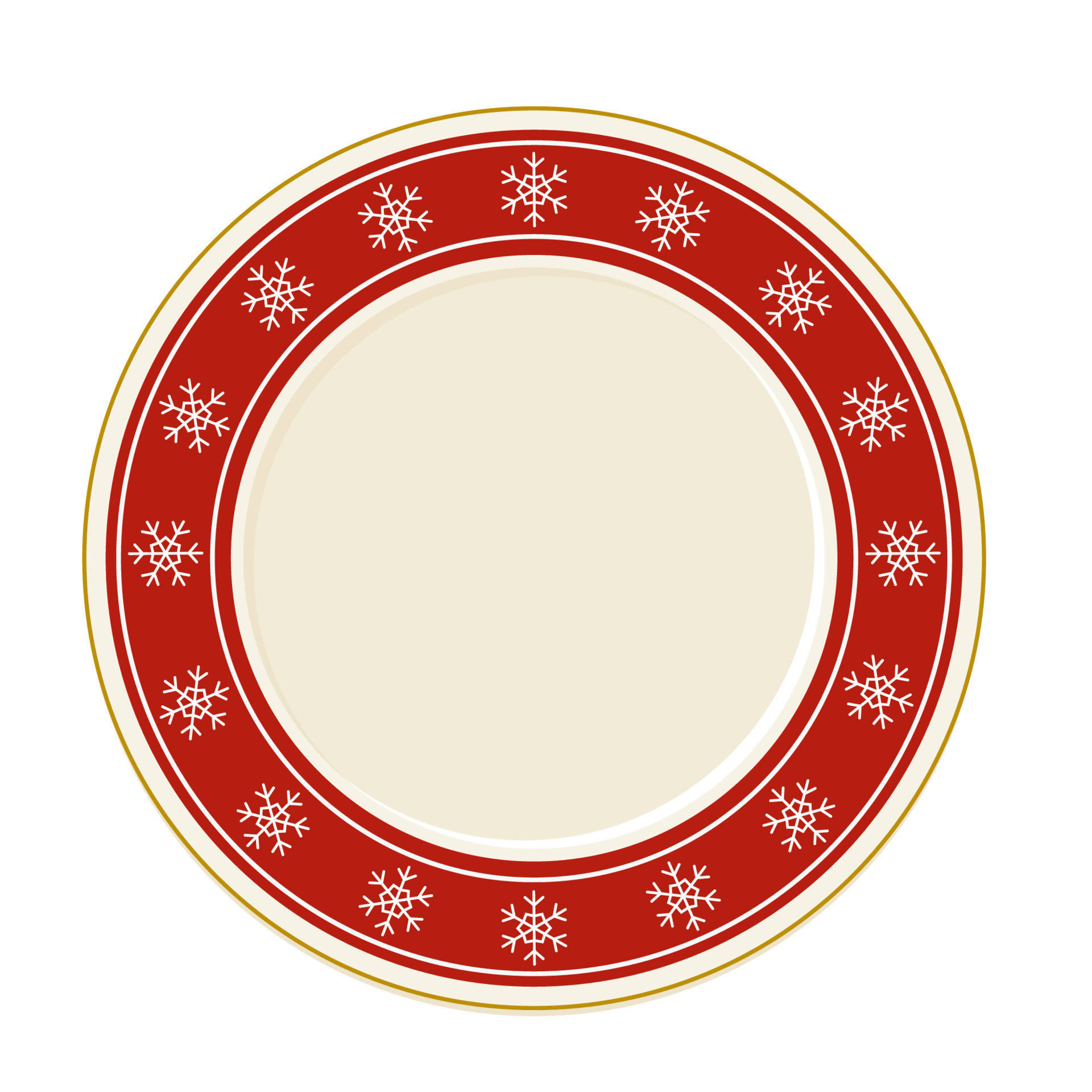 Empty classic white vector plate in cartoon style top view 12998655 ... Empty classic white vector plate in cartoon style top view 12998655 ...