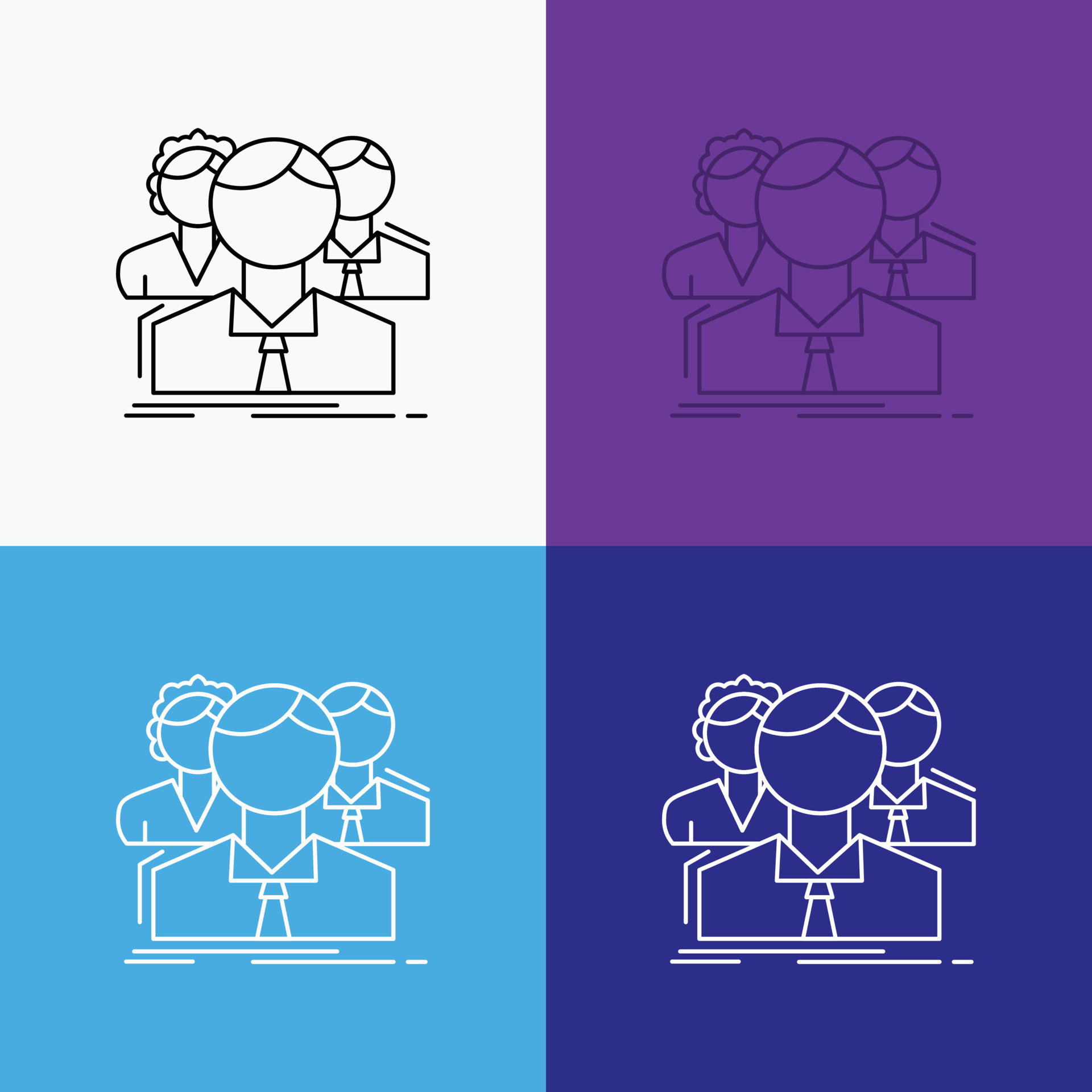 group. multiplayer. people. team. online Icon Over Various Background ...