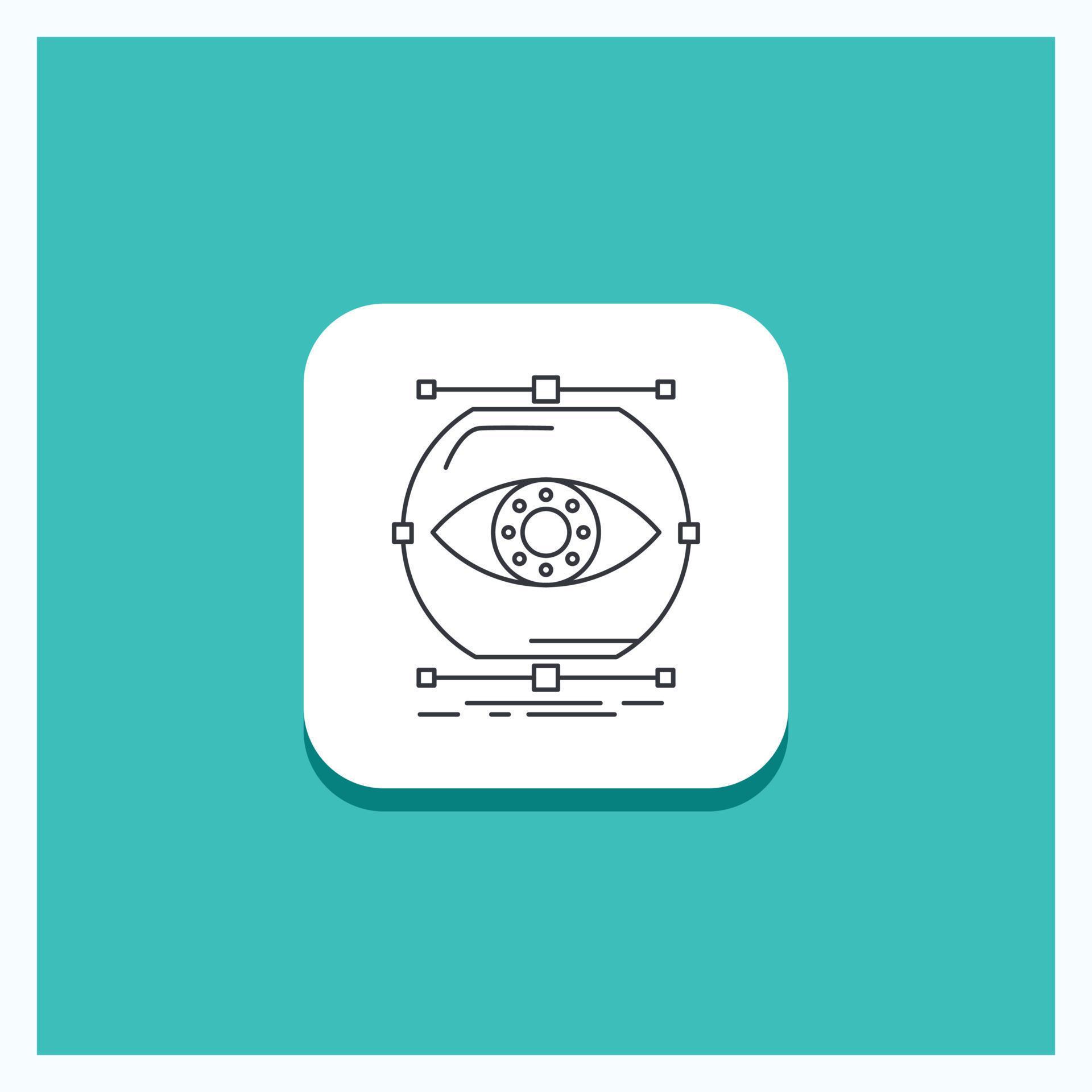 Round Button For Visualize Conception Monitoring Monitoring Vision