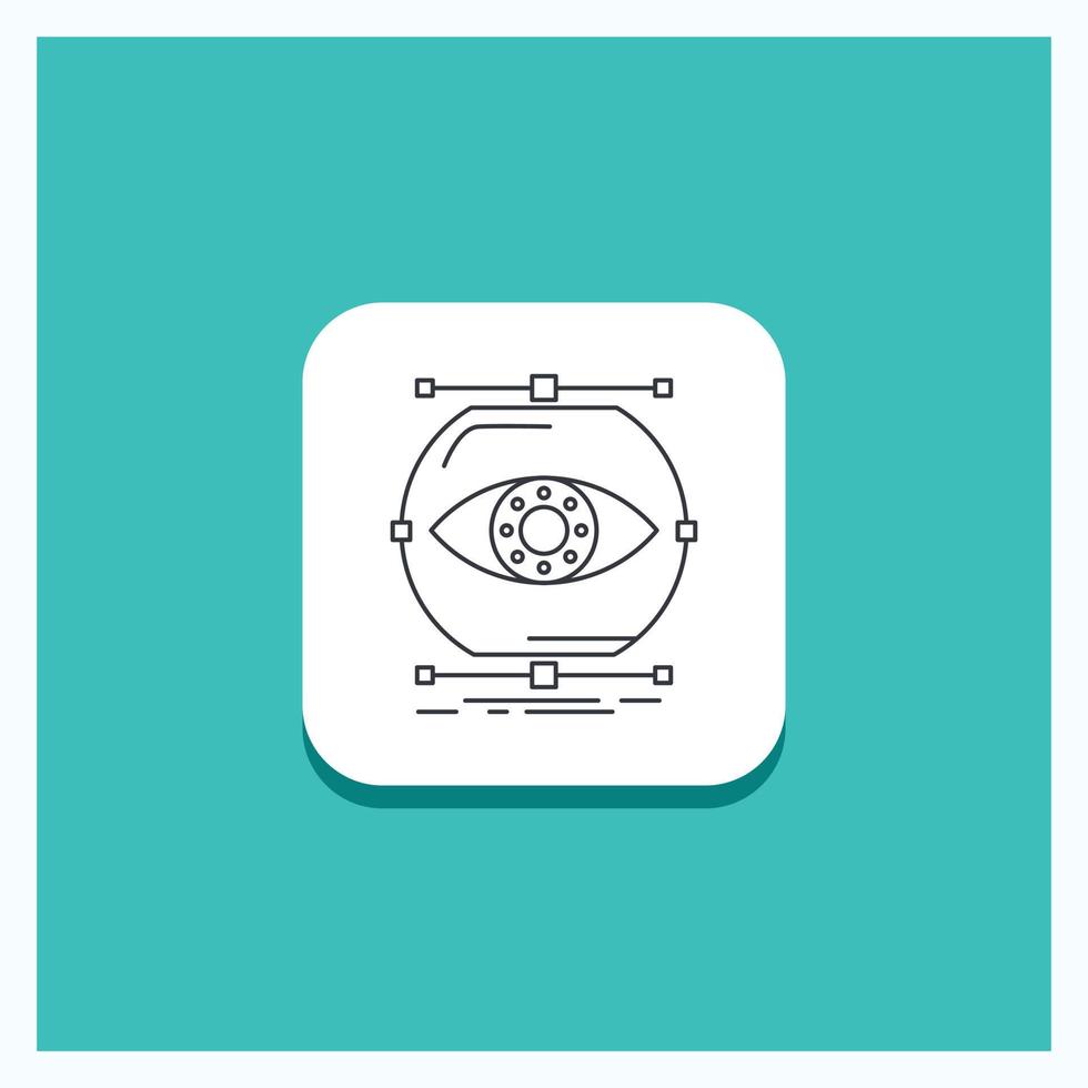 Round Button For Visualize Conception Monitoring Monitoring Vision