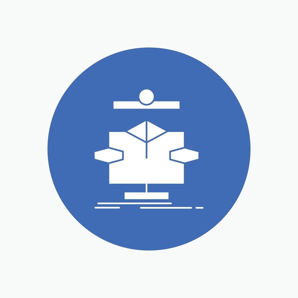 Algorithm. chart. data. diagram. flow White Glyph Icon in Circle ... Algorithm. chart. data. diagram. flow White Glyph Icon in Circle ...