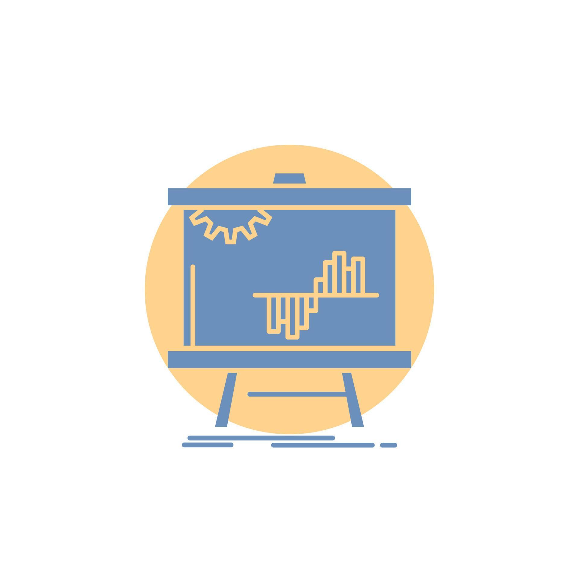 Business Chart Data Graph Stats Glyph Icon 12999984 Vector Art At Vecteezy