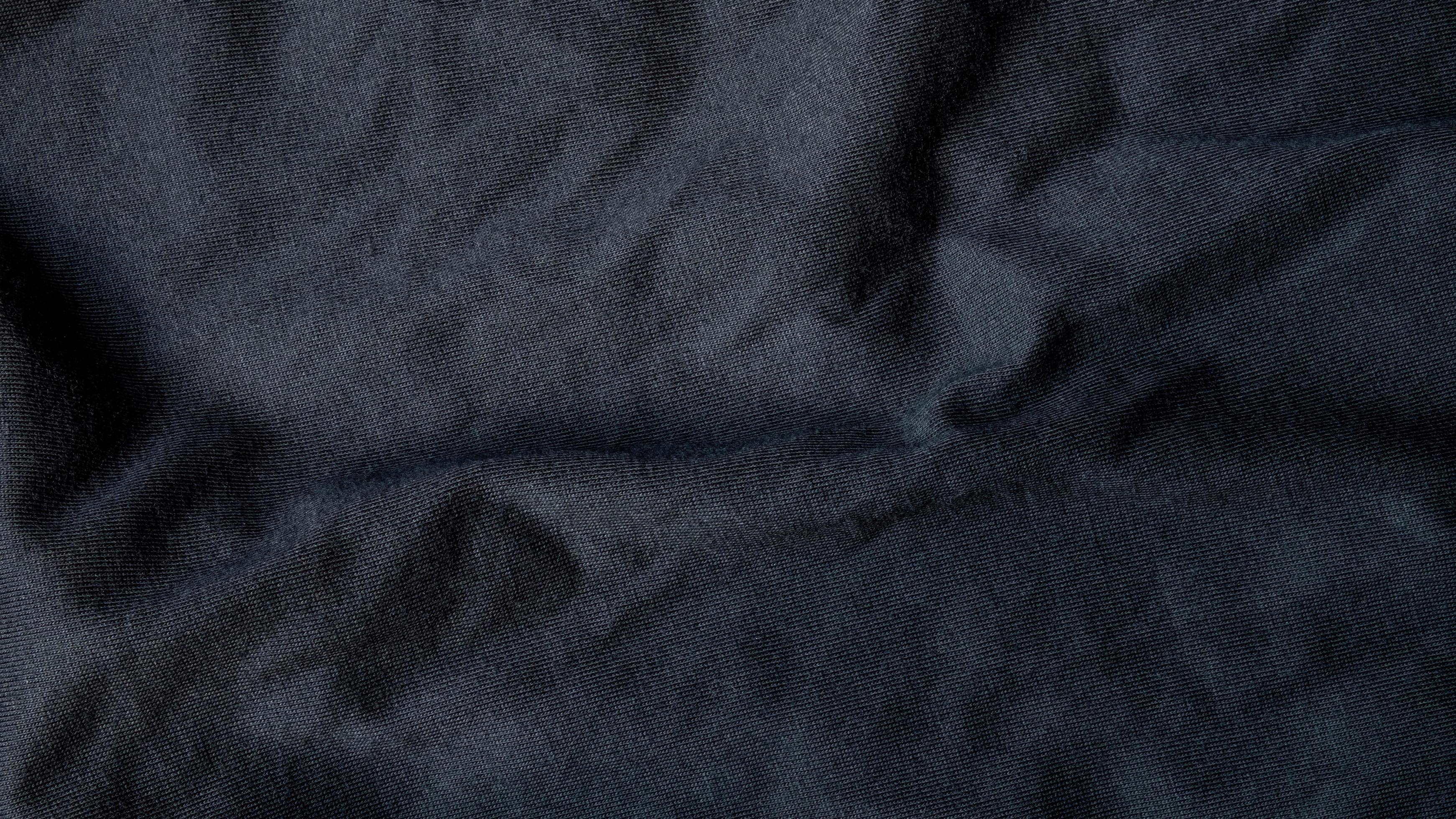 High Resolution Detail Shot Of Soft Black Gray Fabric Background Polyester And Cotton Clothing