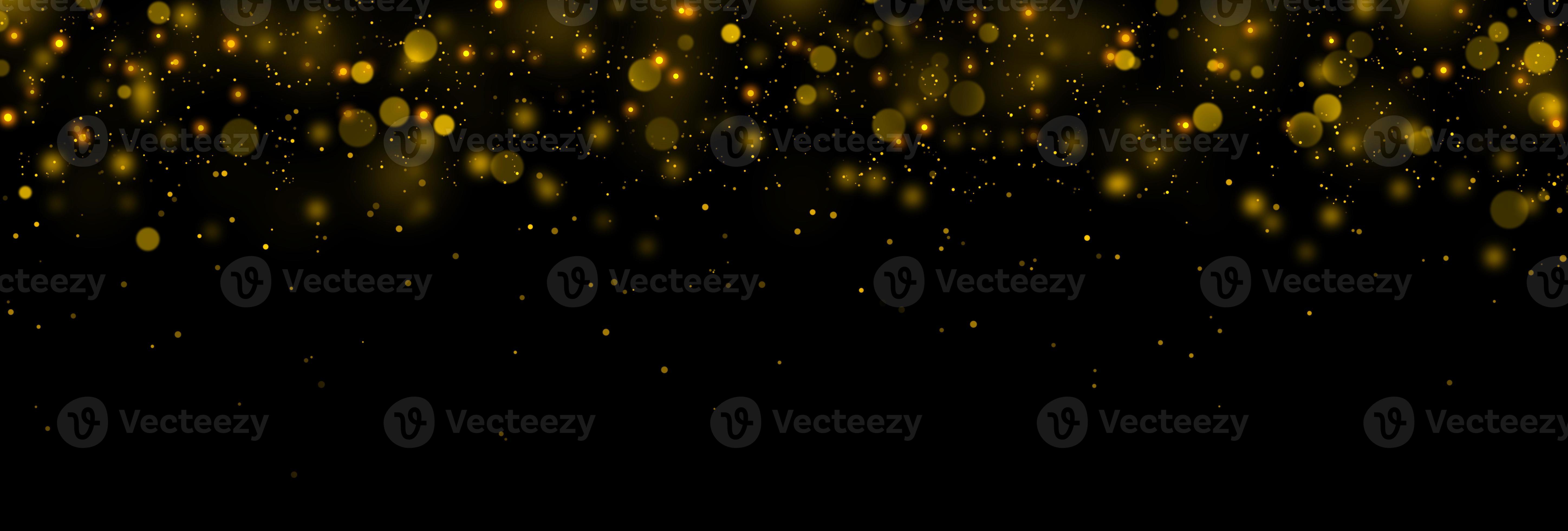 Gold glittering stars dust and bokeh background. Abstract christmas glow light texture. 13001001 ...