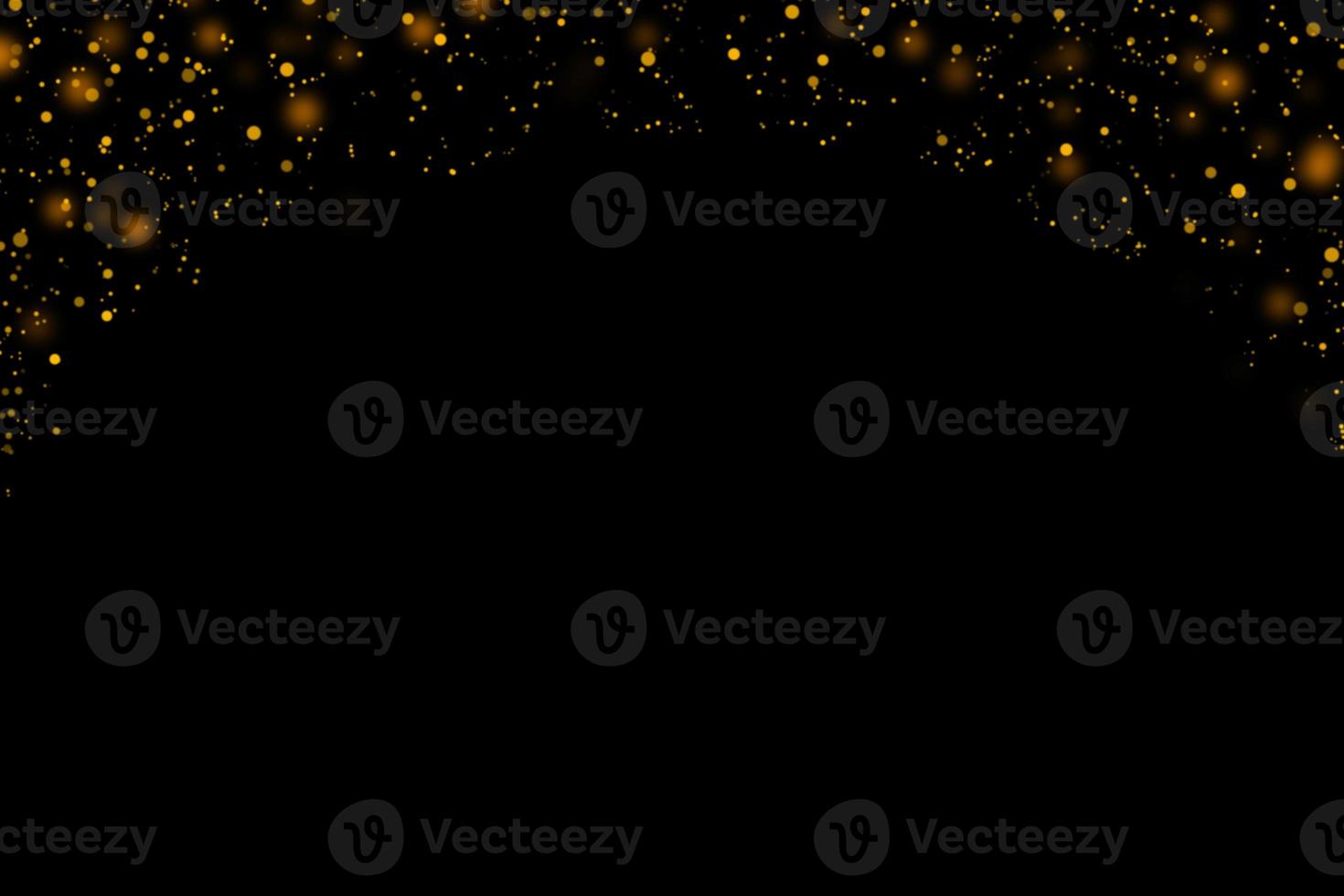 Gold glittering stars dust and bokeh background. Abstract christmas glow light texture. 13001003 ...