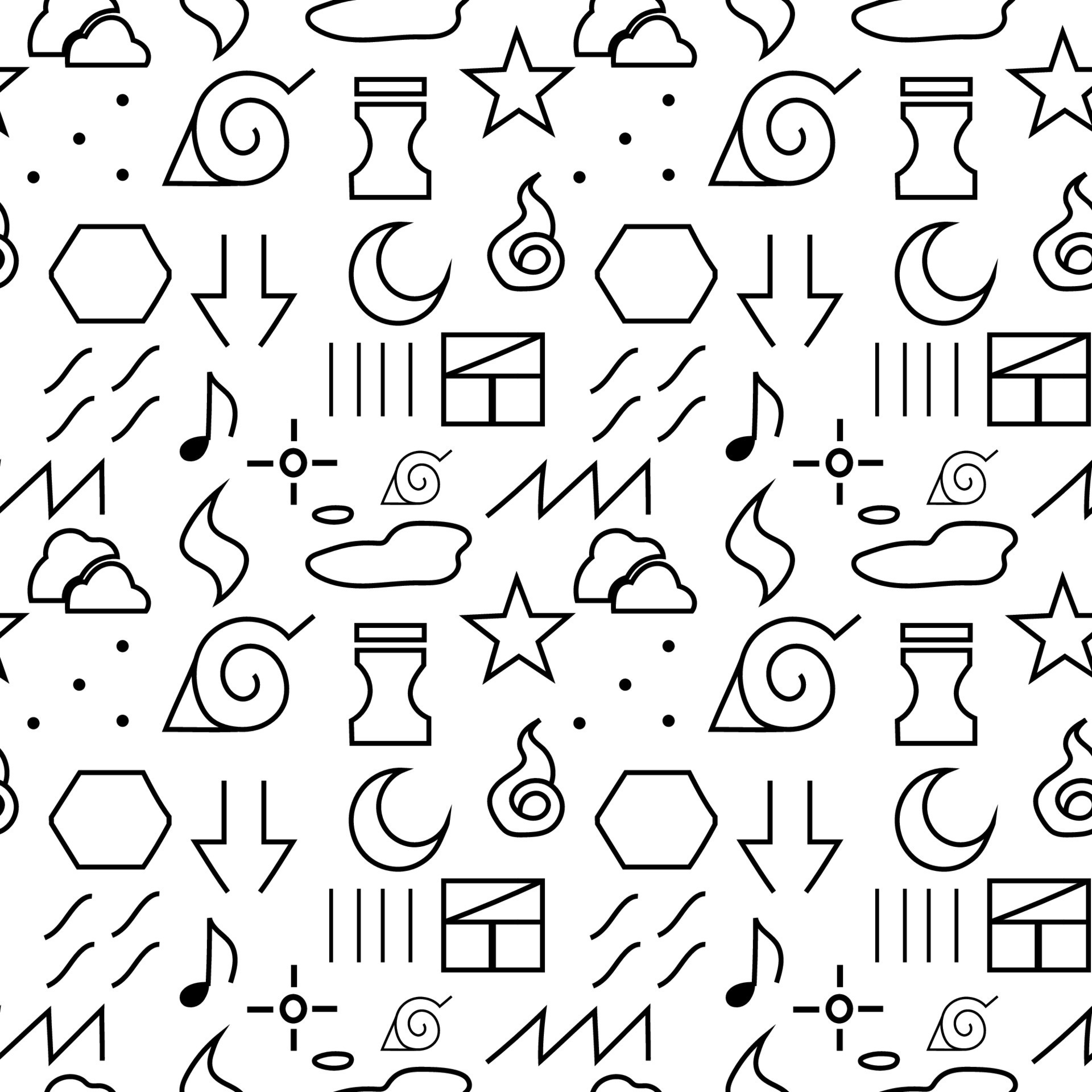 Seamless pattern with Set icons. Vector 13001497 Vector Art at Vecteezy