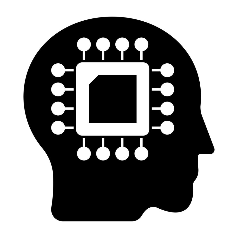A perfect design vector of brain processor 13003612 Vector Art at Vecteezy