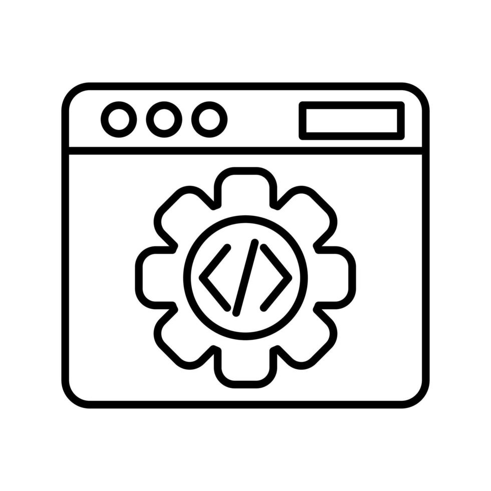 Programming Vector Icon 13005043 Vector Art At Vecteezy