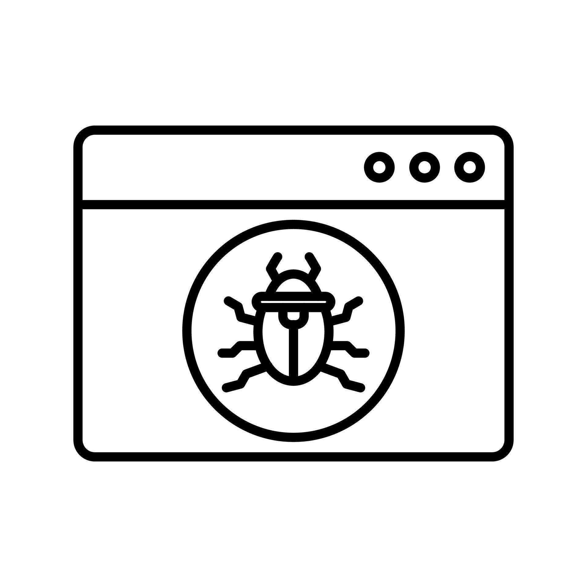 Website Attack Vector Icon 13005224 Vector Art at Vecteezy