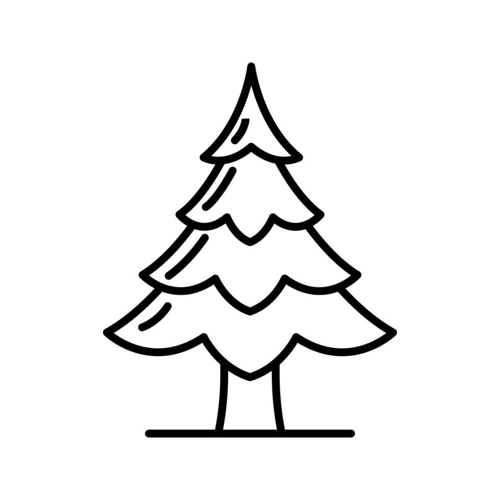Pine Tree Vector Icon 13005328 Vector Art at Vecteezy