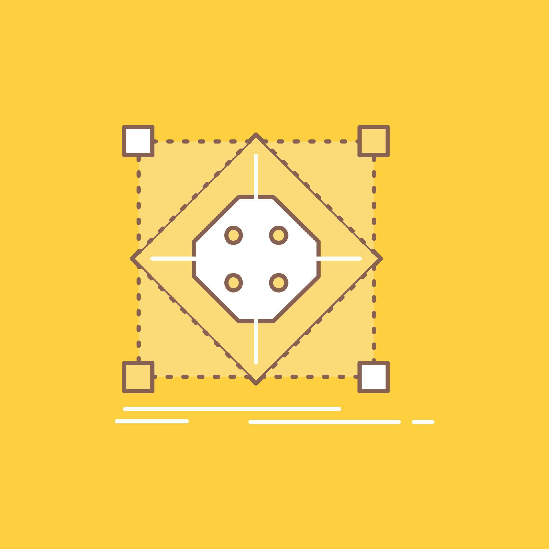 Architecture. cluster. grid. model. preparation Flat Line Filled Icon. Beautiful Logo button ...
