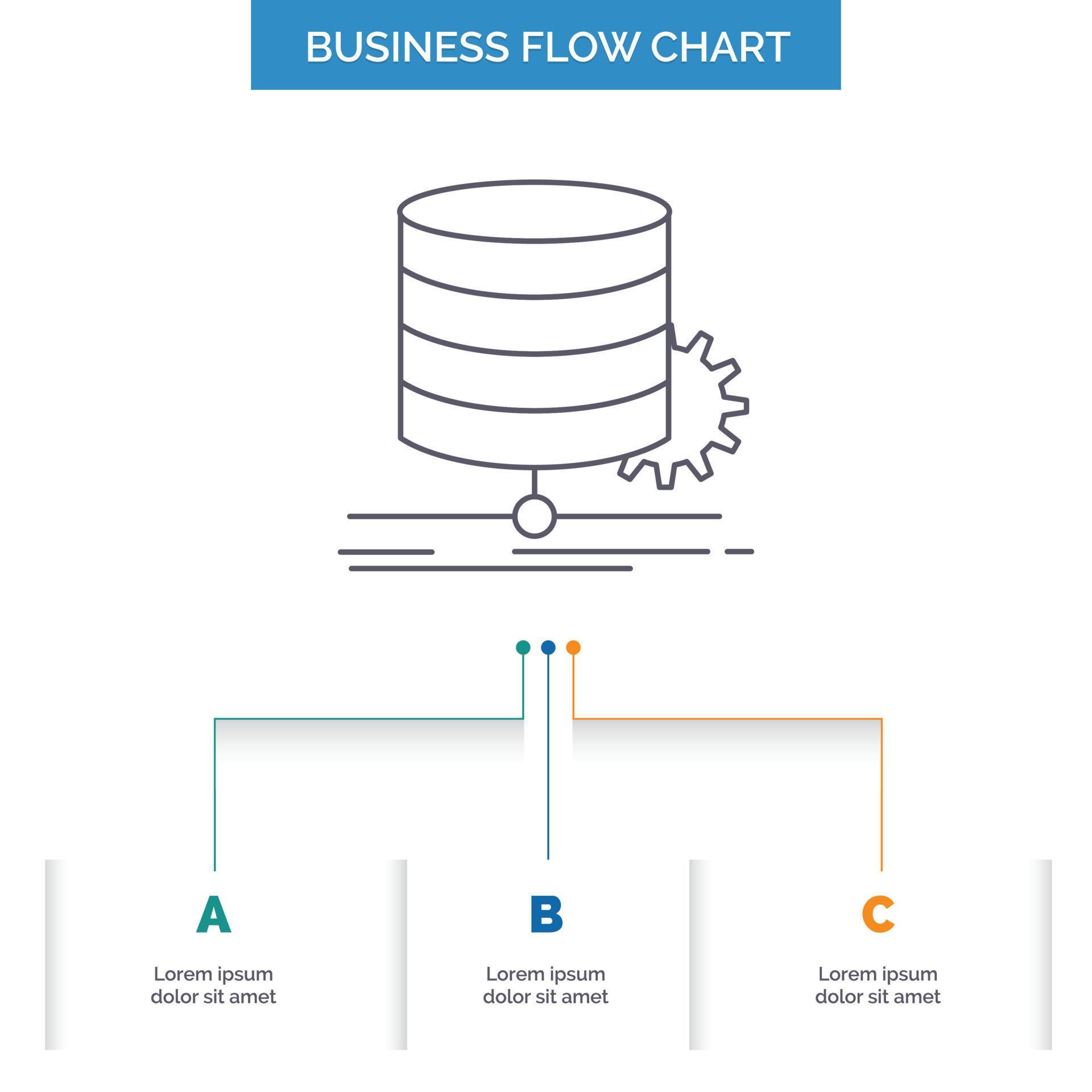 Algorithm. chart. data. diagram. flow Business Flow Chart Design with 3 Steps. Line Icon For ...