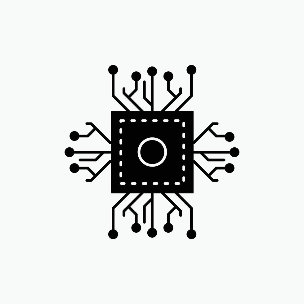 Chip. cpu. microchip. processor. technology Glyph Icon. Vector isolated ... Chip. cpu. microchip. processor. technology Glyph Icon. Vector isolated ...