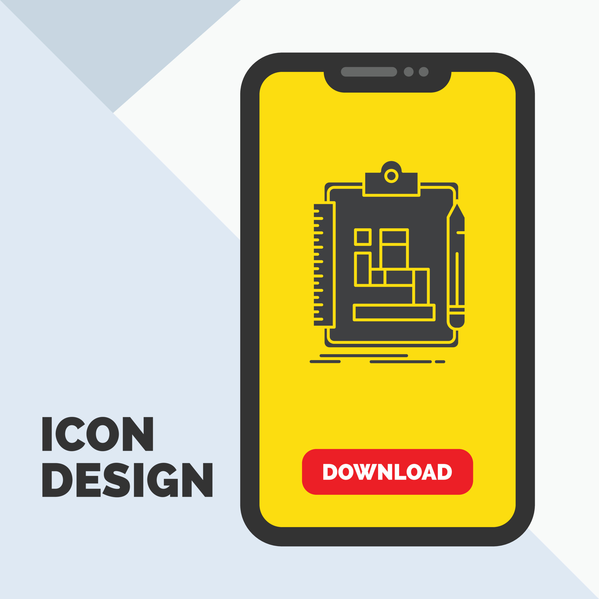 Algorithm Process Scheme Work Workflow Glyph Icon In Mobile For