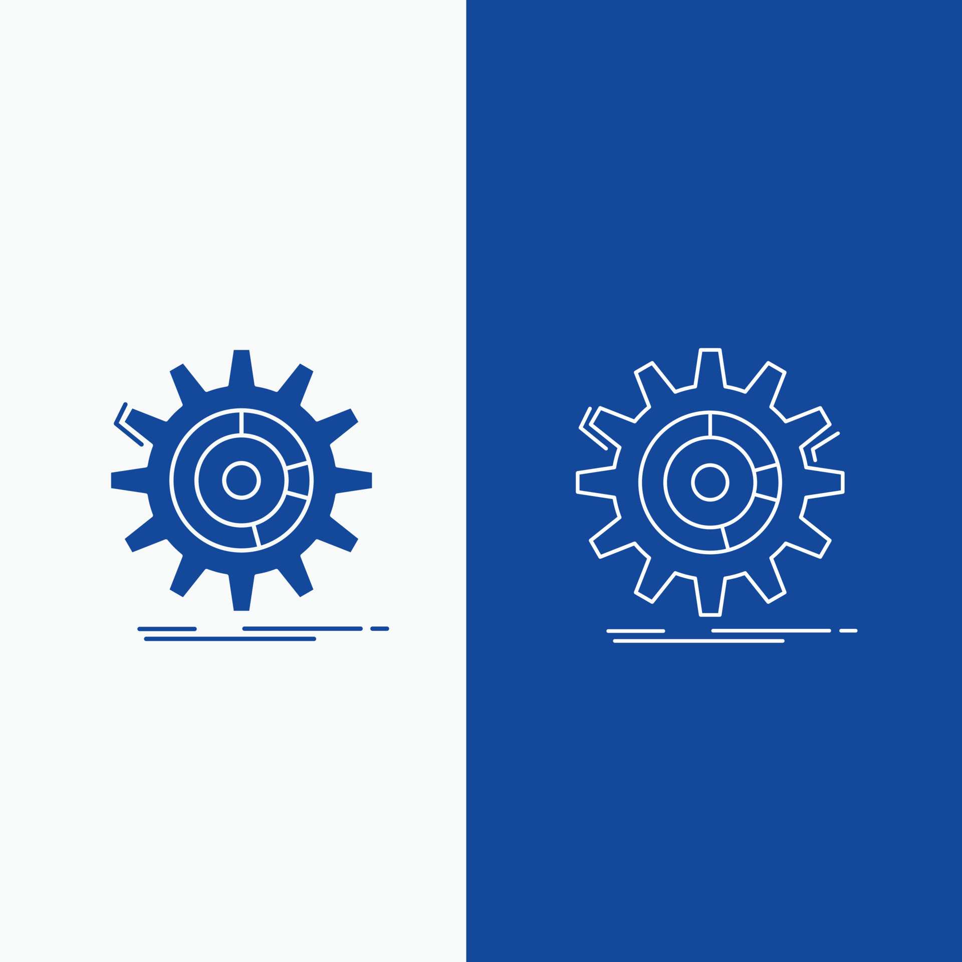 Setting Data Management Process Progress Line And Glyph Web Button
