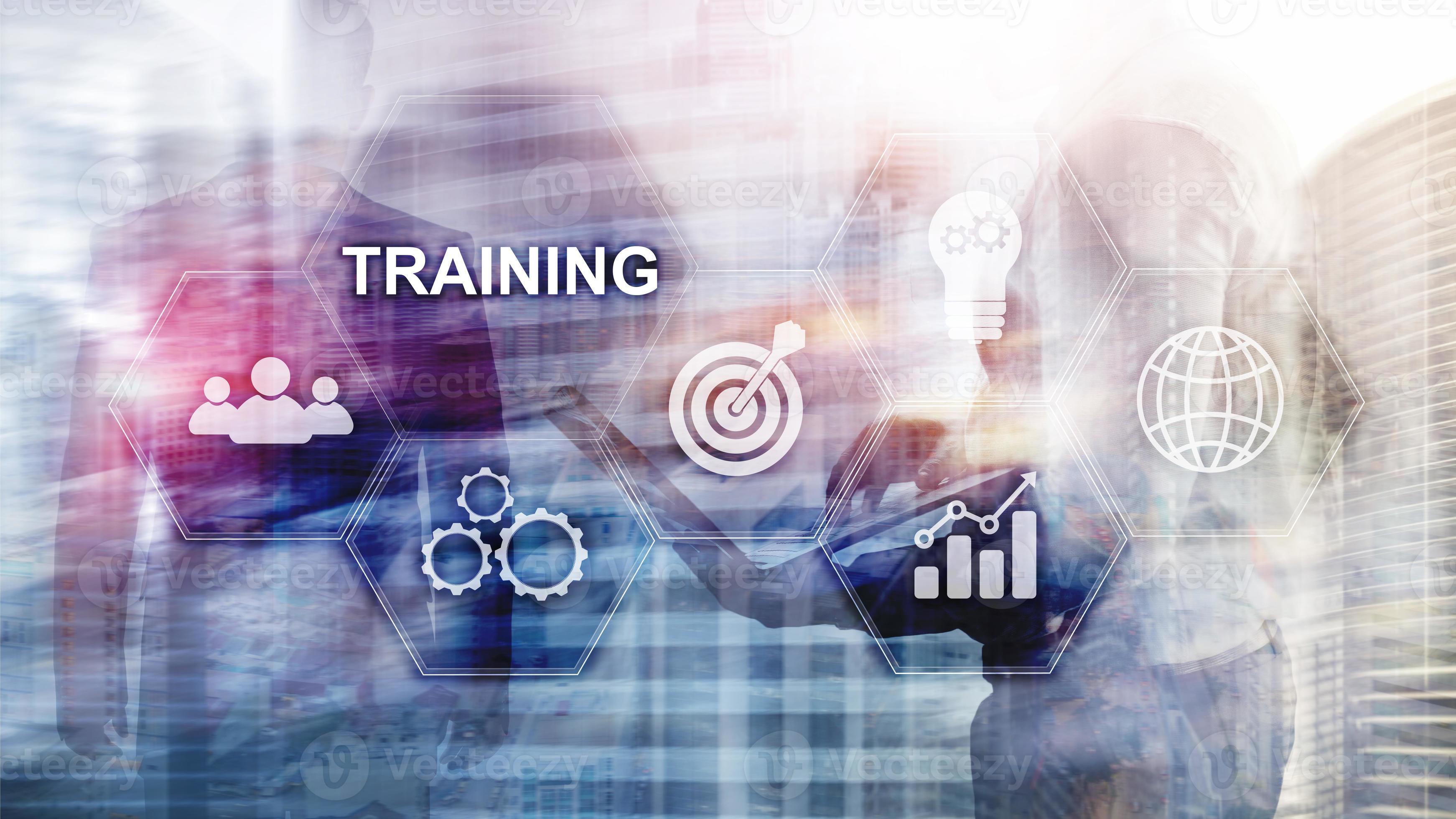 Business training concept. Training Webinar E-learning. Financial ... Business training concept. Training Webinar E-learning. Financial ...