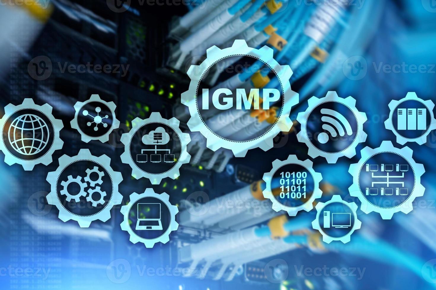 Igmp Internet Group Management Protocol Concept Communications Technology 13014109 Stock