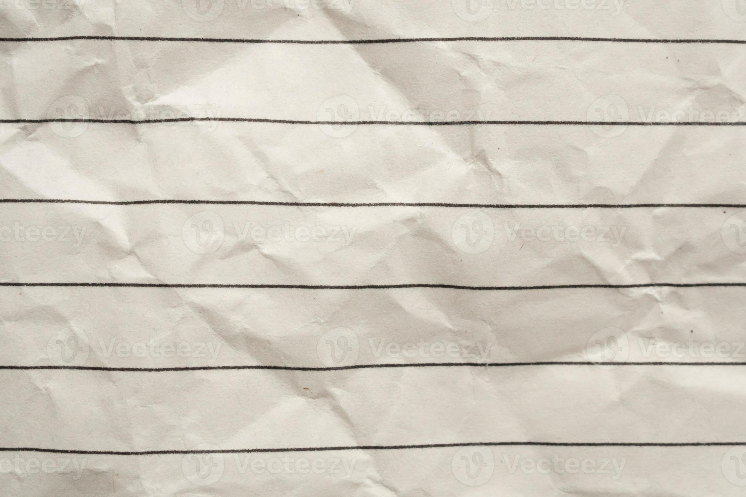 Blank crumpled lined notebook paper texture background 13015330 Stock ...