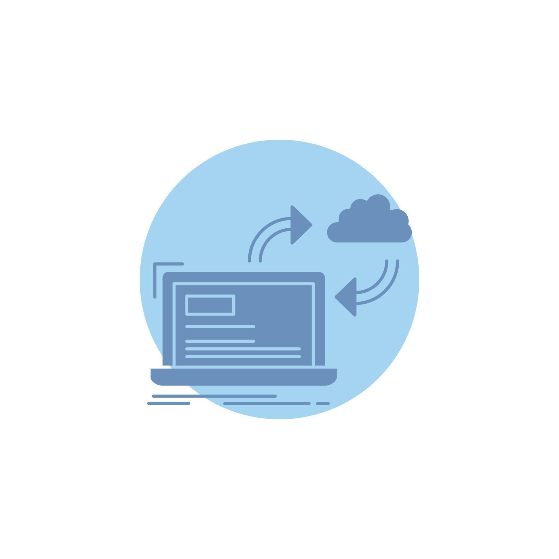 Sync Processing Data Dashboard Arrows Glyph Icon 13015423 Vector