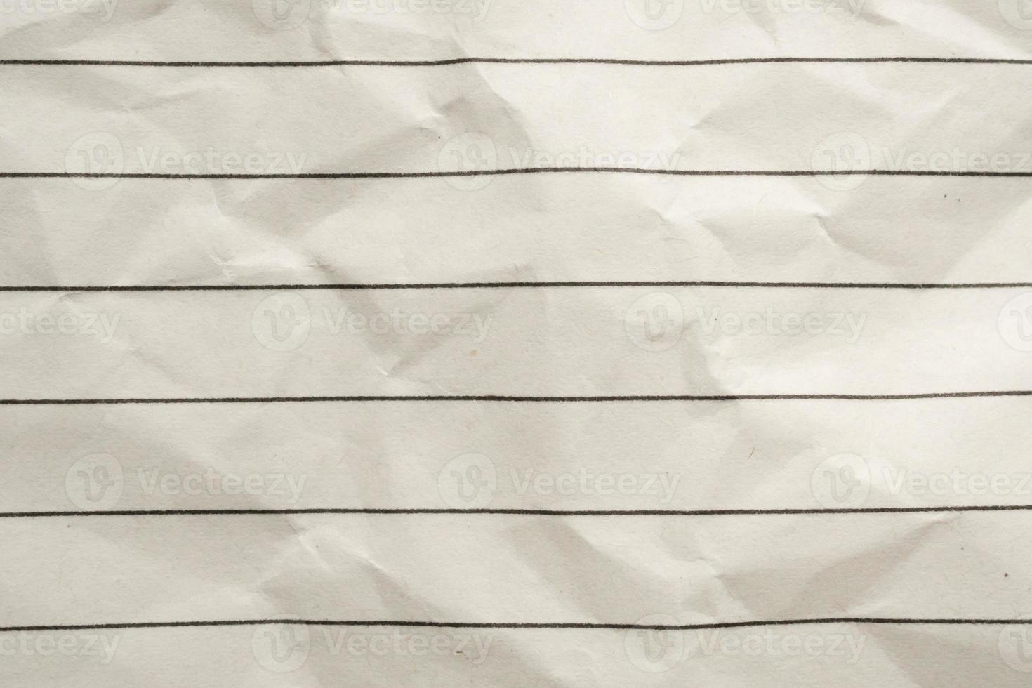 Wrinkled Notebook Paper Background