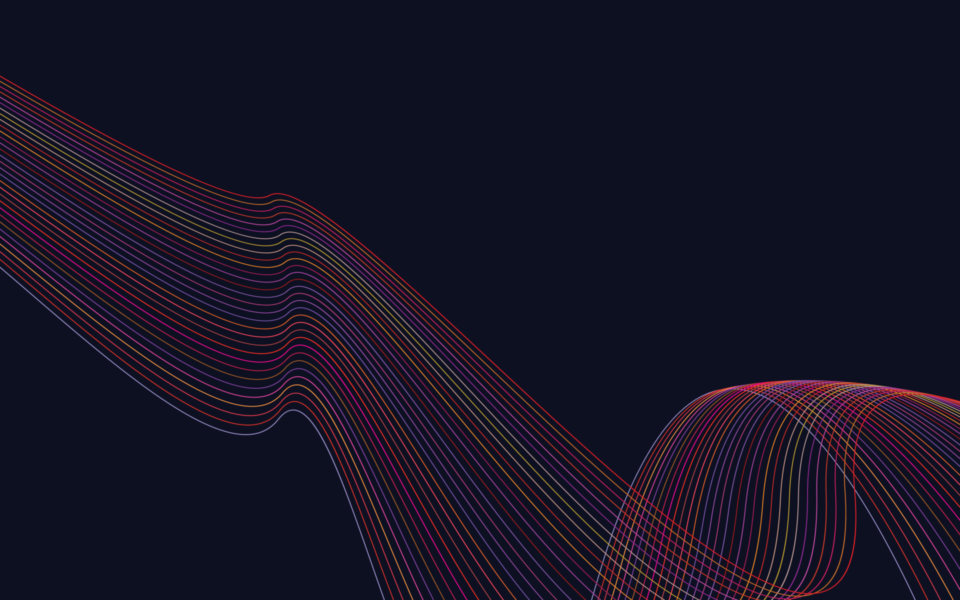 Wave With Shadow Abstract Red Lines On A Background 13015900 Vector Art At Vecteezy