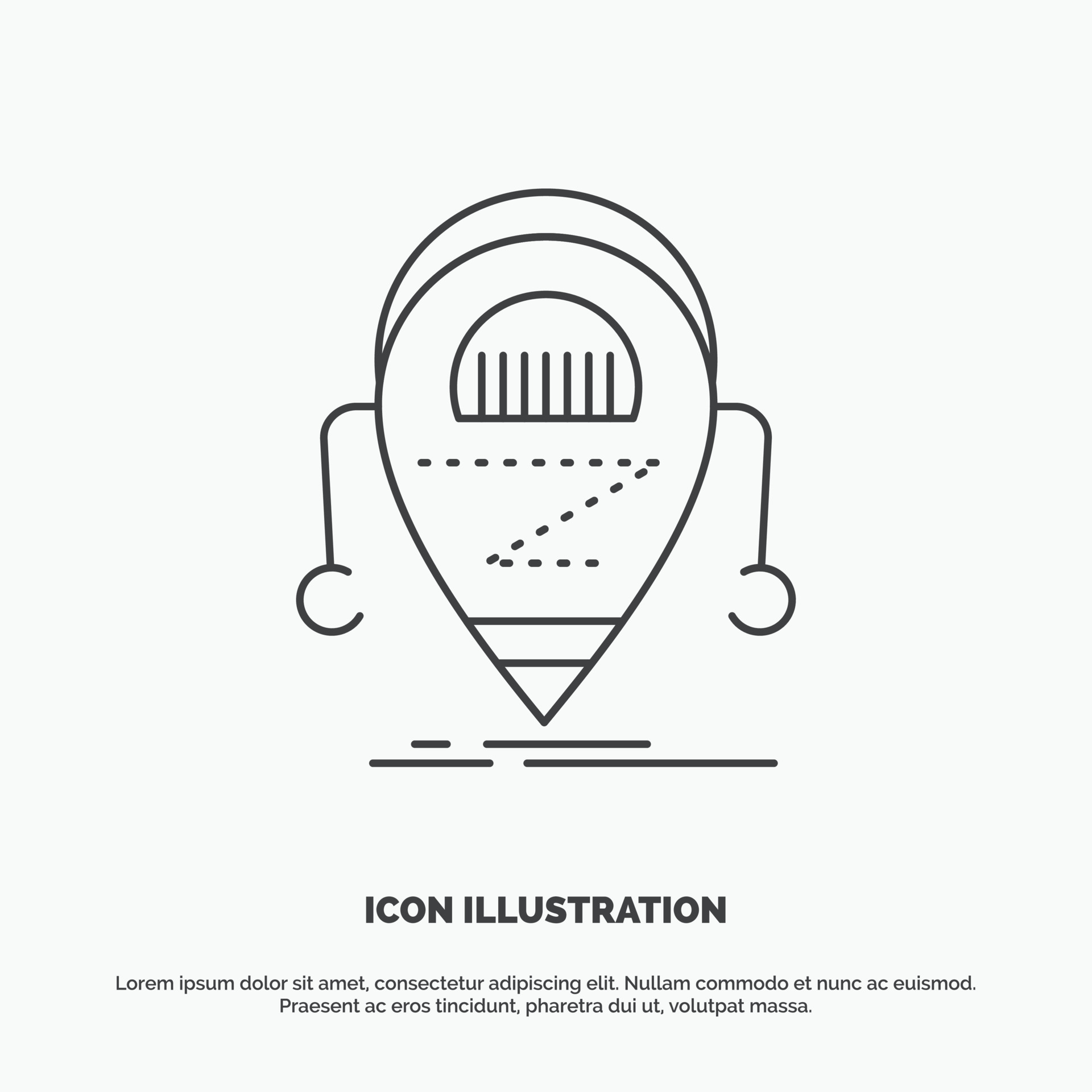 Android Beta Droid Robot Technology Icon Line Vector Gray Symbol For Ui And Ux Website Or