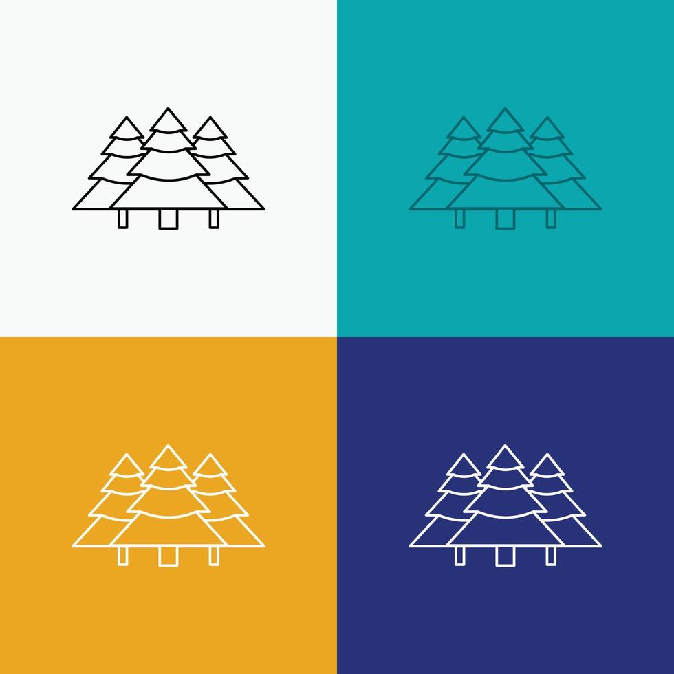 Forest Trees Background Vector Art, Icons, and Graphics for Free Download