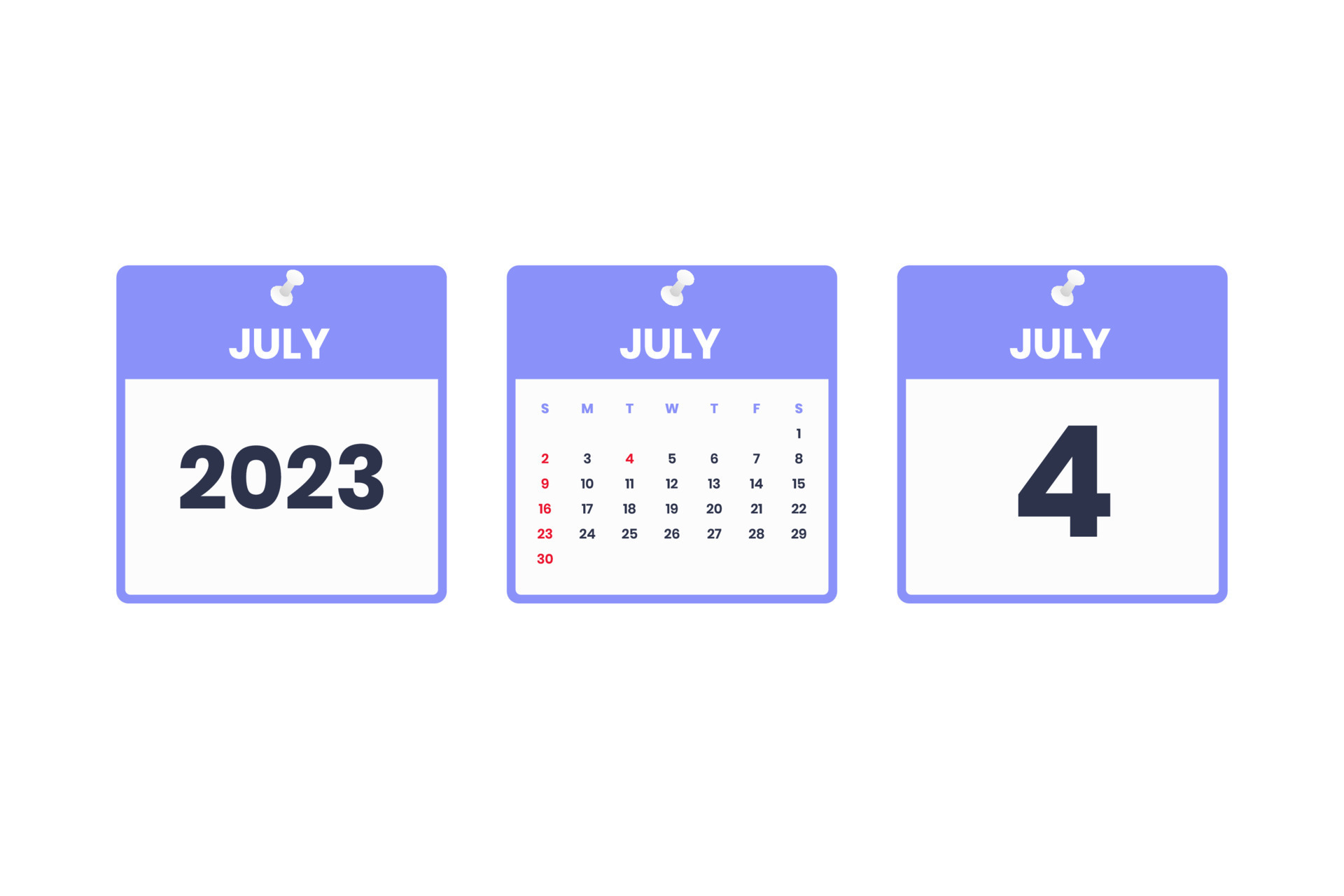 July calendar design. July 4 2023 calendar icon for schedule ... July calendar design. July 4 2023 calendar icon for schedule ...
