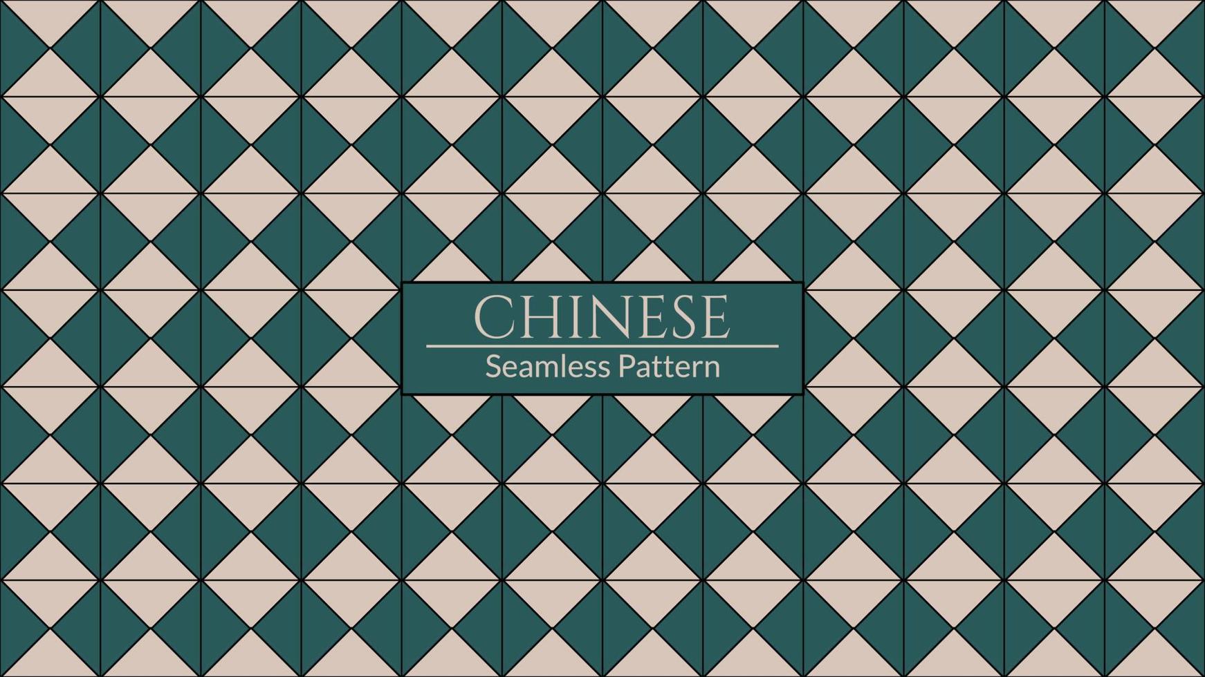 Hong Kong Nostalgic Style Pattern Vector Seamless Hong Kong Traditional Vintage Pattern Style