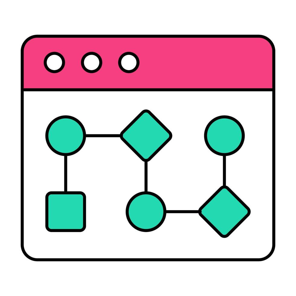 Unique design icon of web hierarchy 13018768 Vector Art at Vecteezy