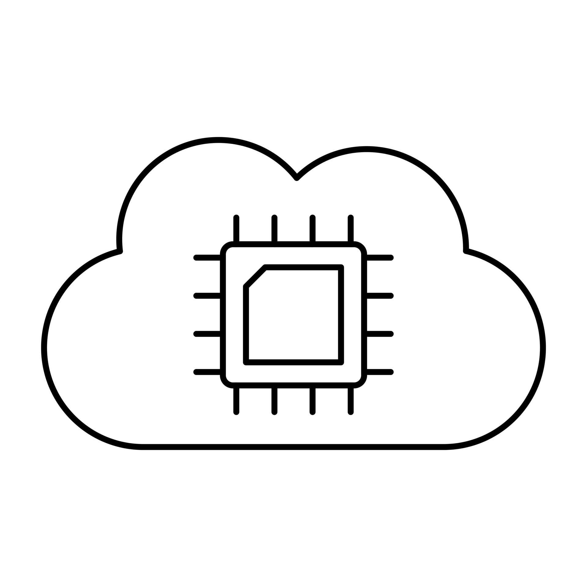 A Perfect Design Vector Of Cloud Microchip 13018870 Vector Art At Vecteezy
