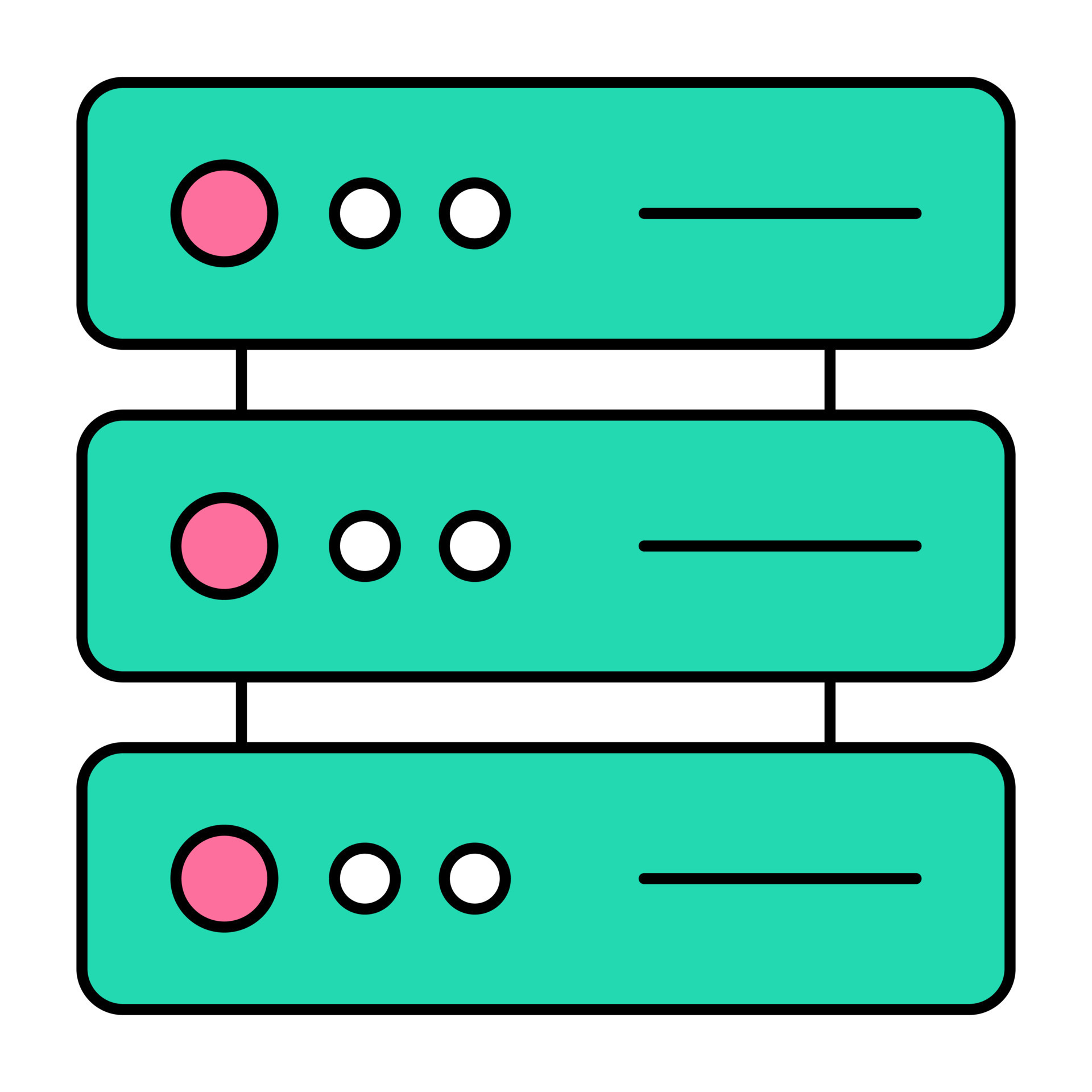 An Icon Design Of Data Server Rack 13018904 Vector Art At Vecteezy