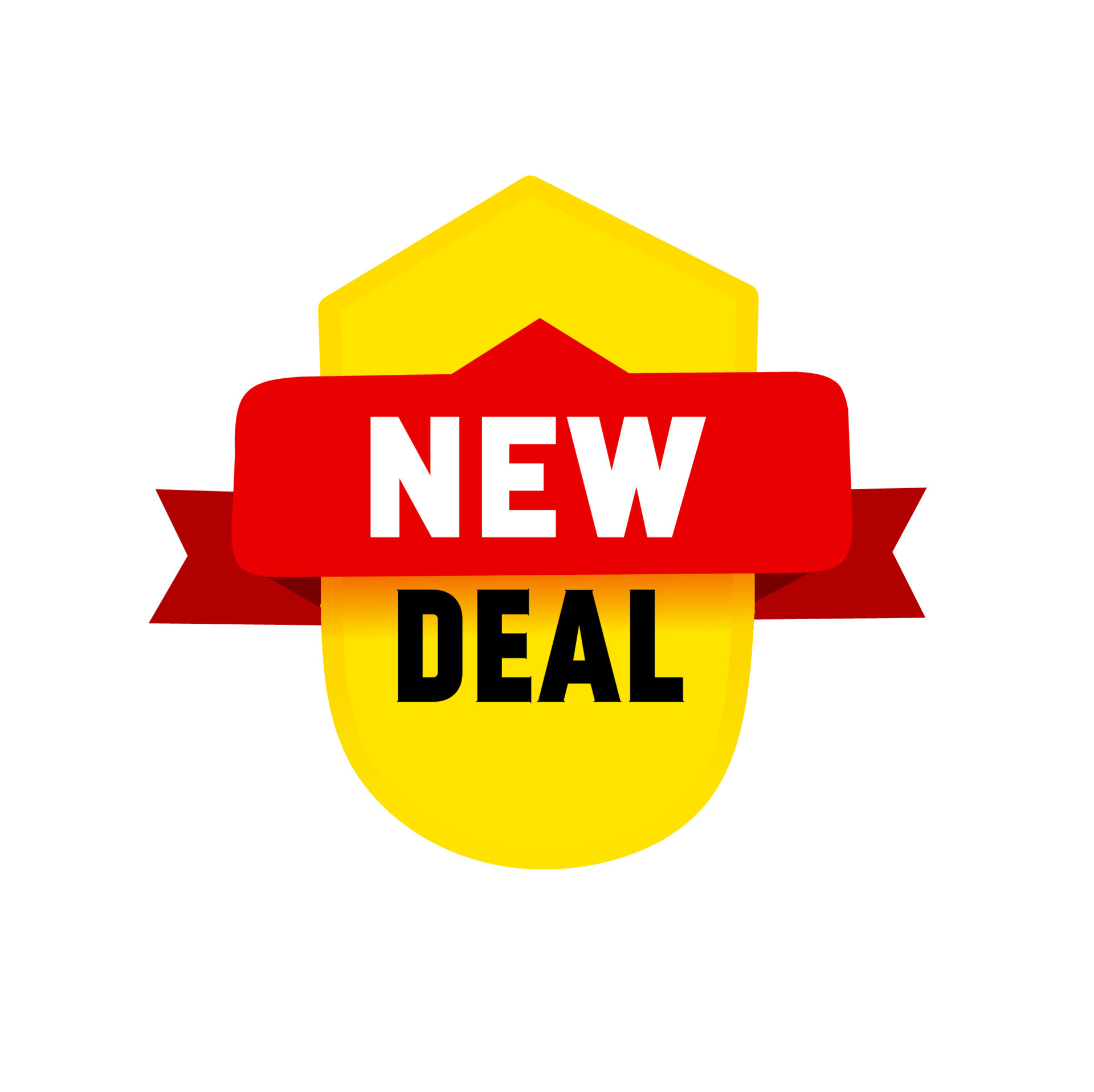 plantilla de banner de nuevo trato, estilo moderno. ilustración vectorial aislado sobre fondo ...