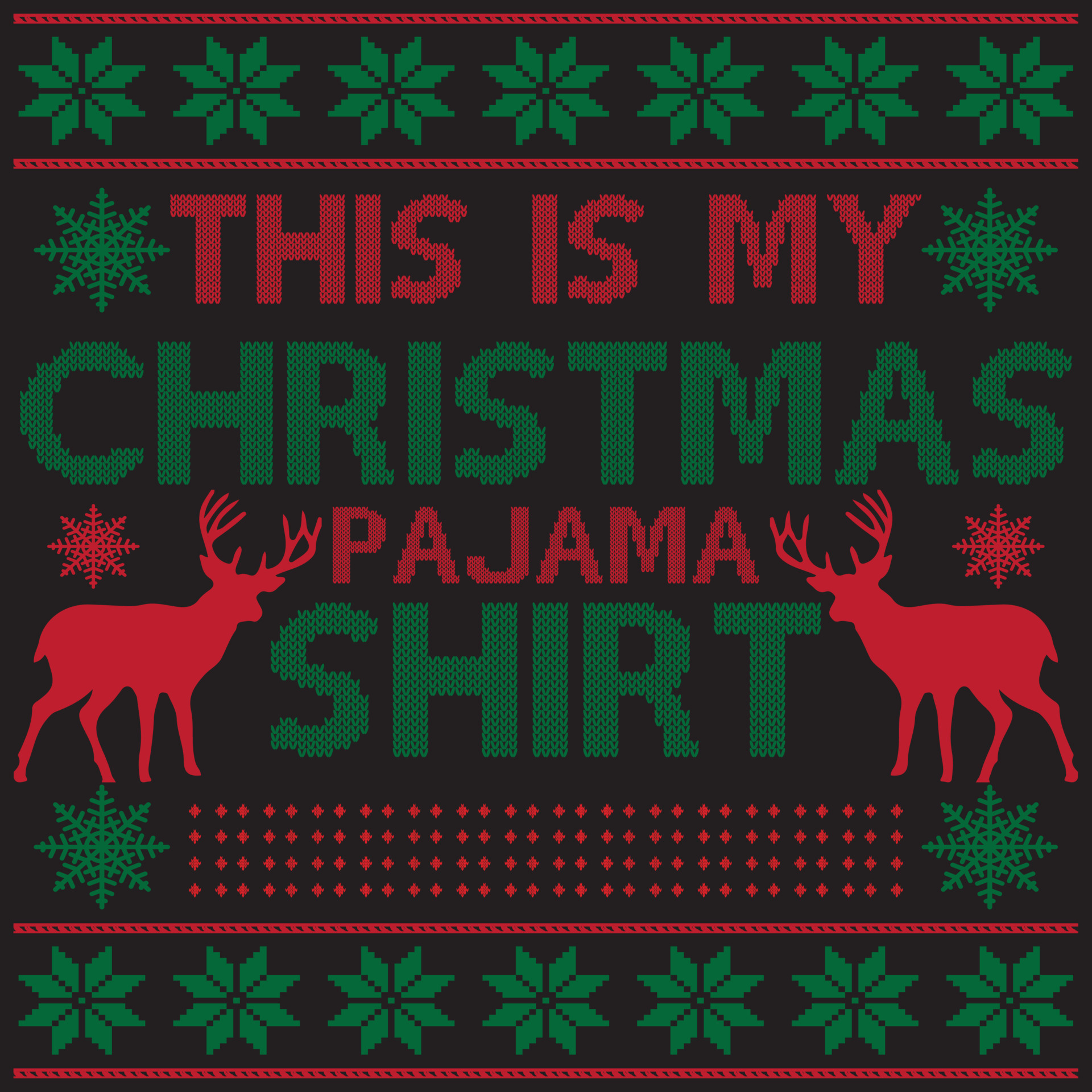 This Is My Christmas Shirt 13021824 Vector Art At Vecteezy