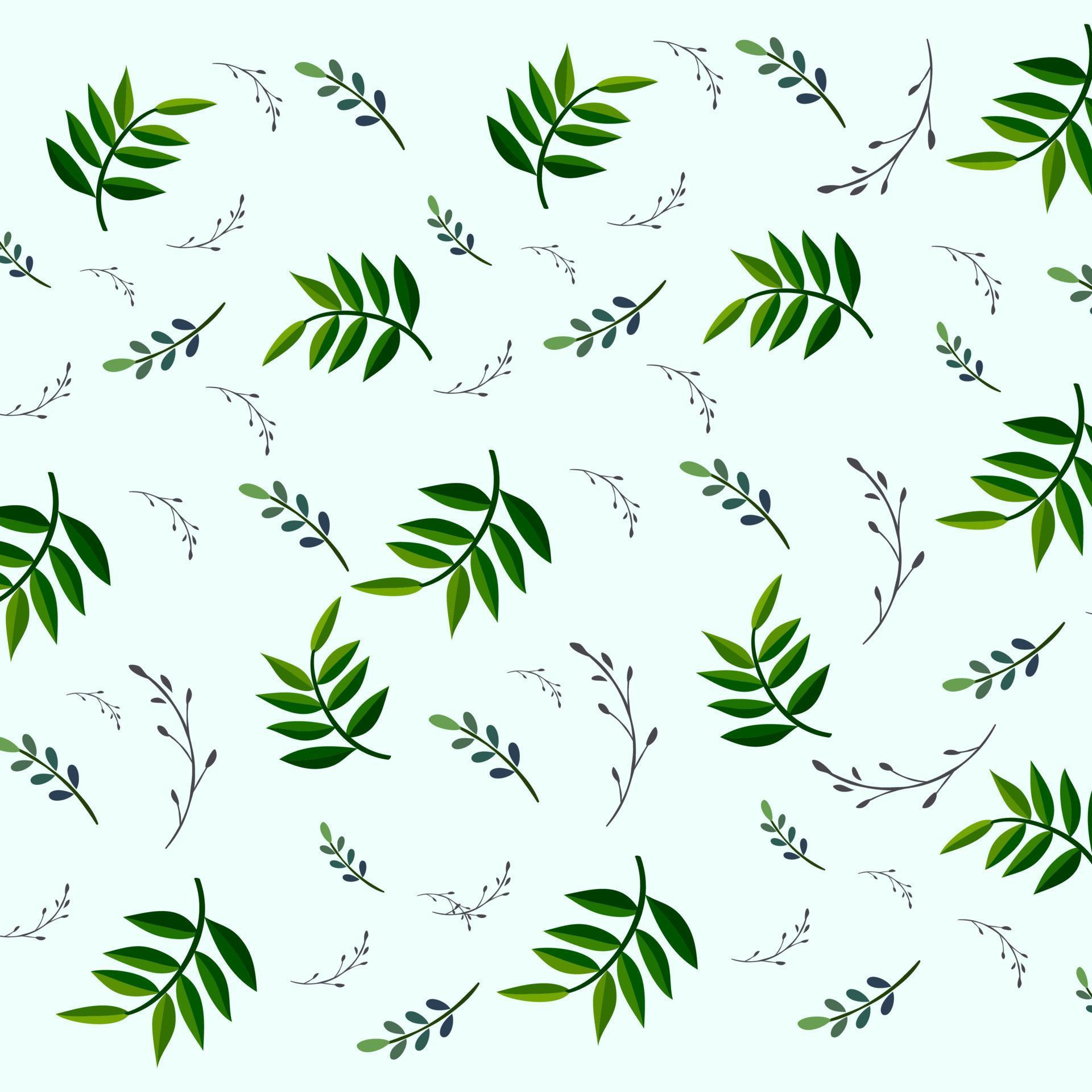 leaf pattern vector background 13022220 Vector Art at Vecteezy