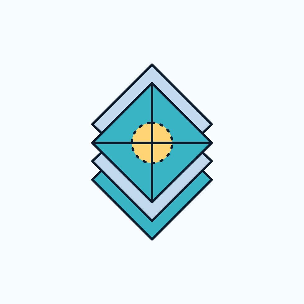 Arrange. design. layers. stack. layer Flat Icon. green and Yellow sign ... Arrange. design. layers. stack. layer Flat Icon. green and Yellow sign ...