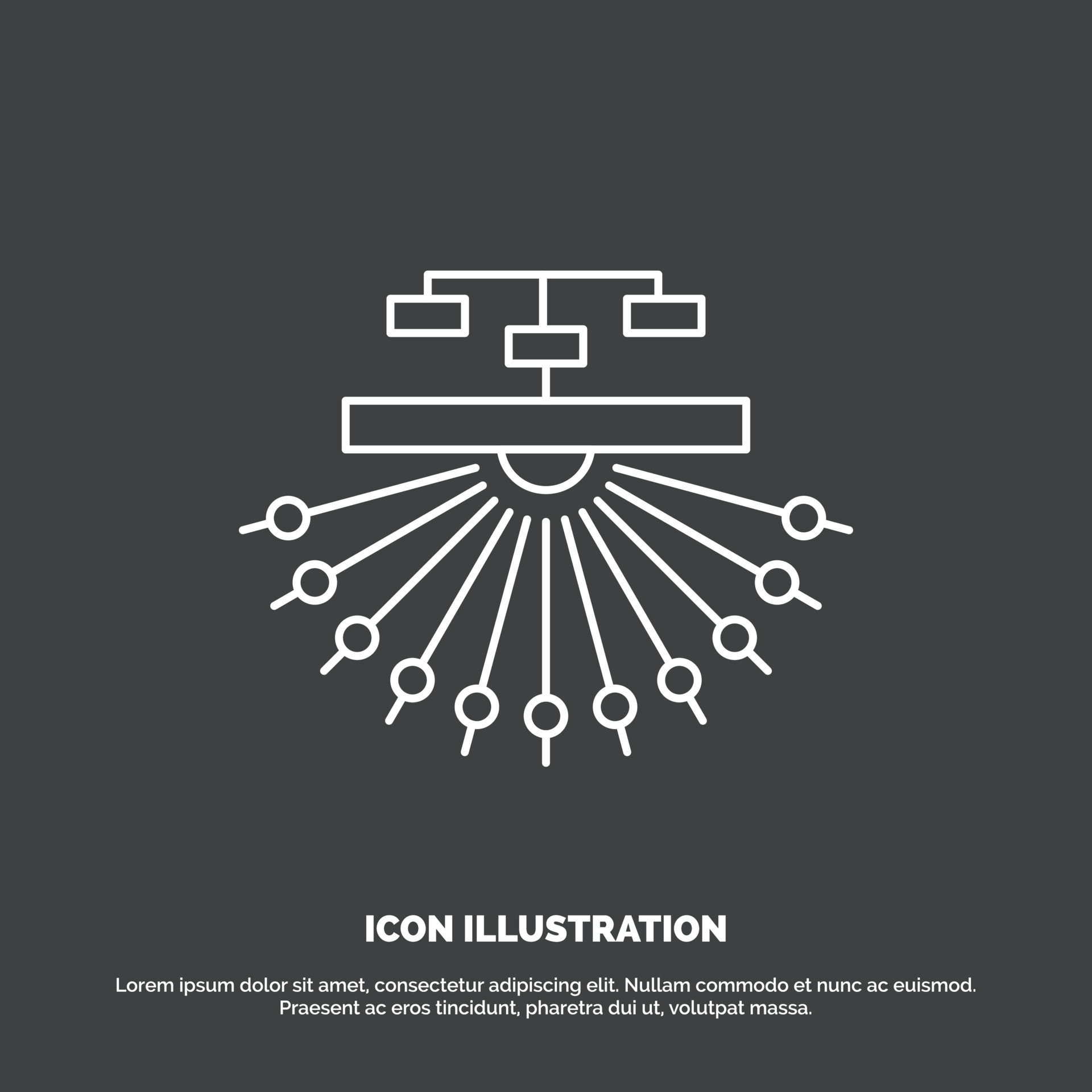 Optimization Site Site Structure Web Icon Line Vector Symbol For
