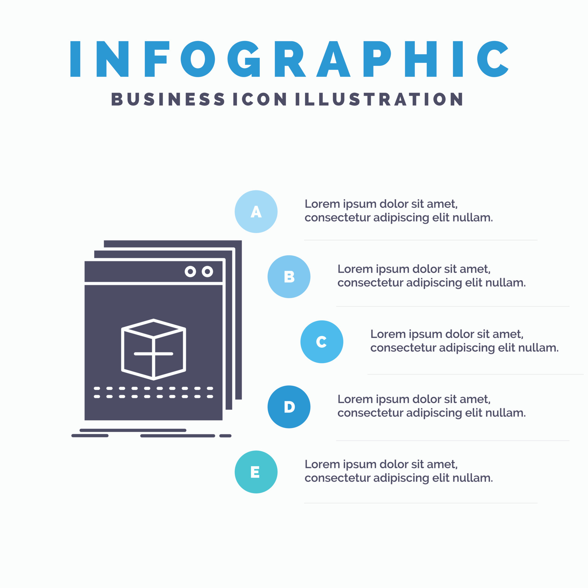 Software App Application File Program Infographics Template For