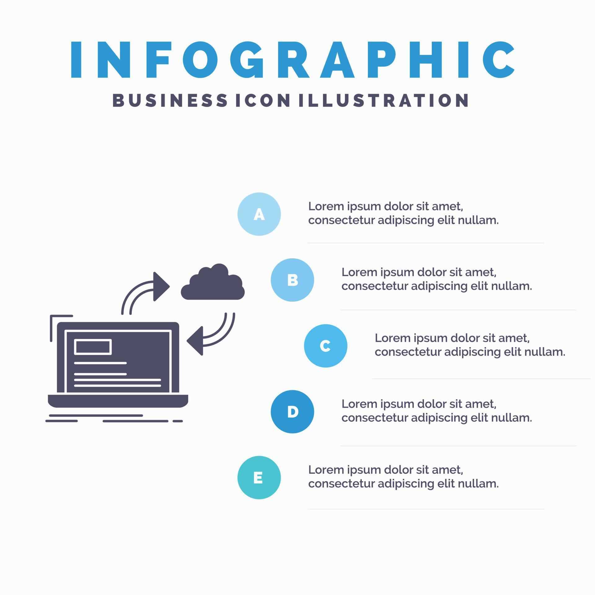 sync. processing. data. dashboard. arrows Infographics Template for Website and Presentation ...