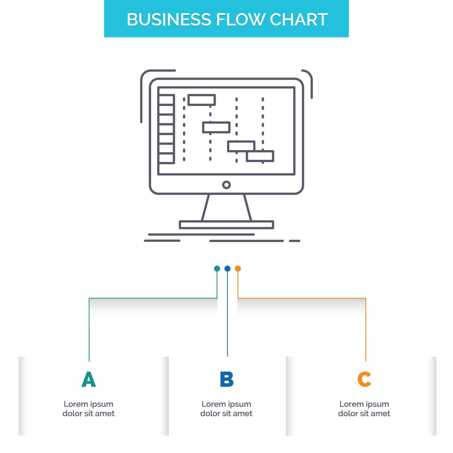 Ableton Application Daw Digital Sequencer Business Flow Chart Design With 3 Steps Line Icon